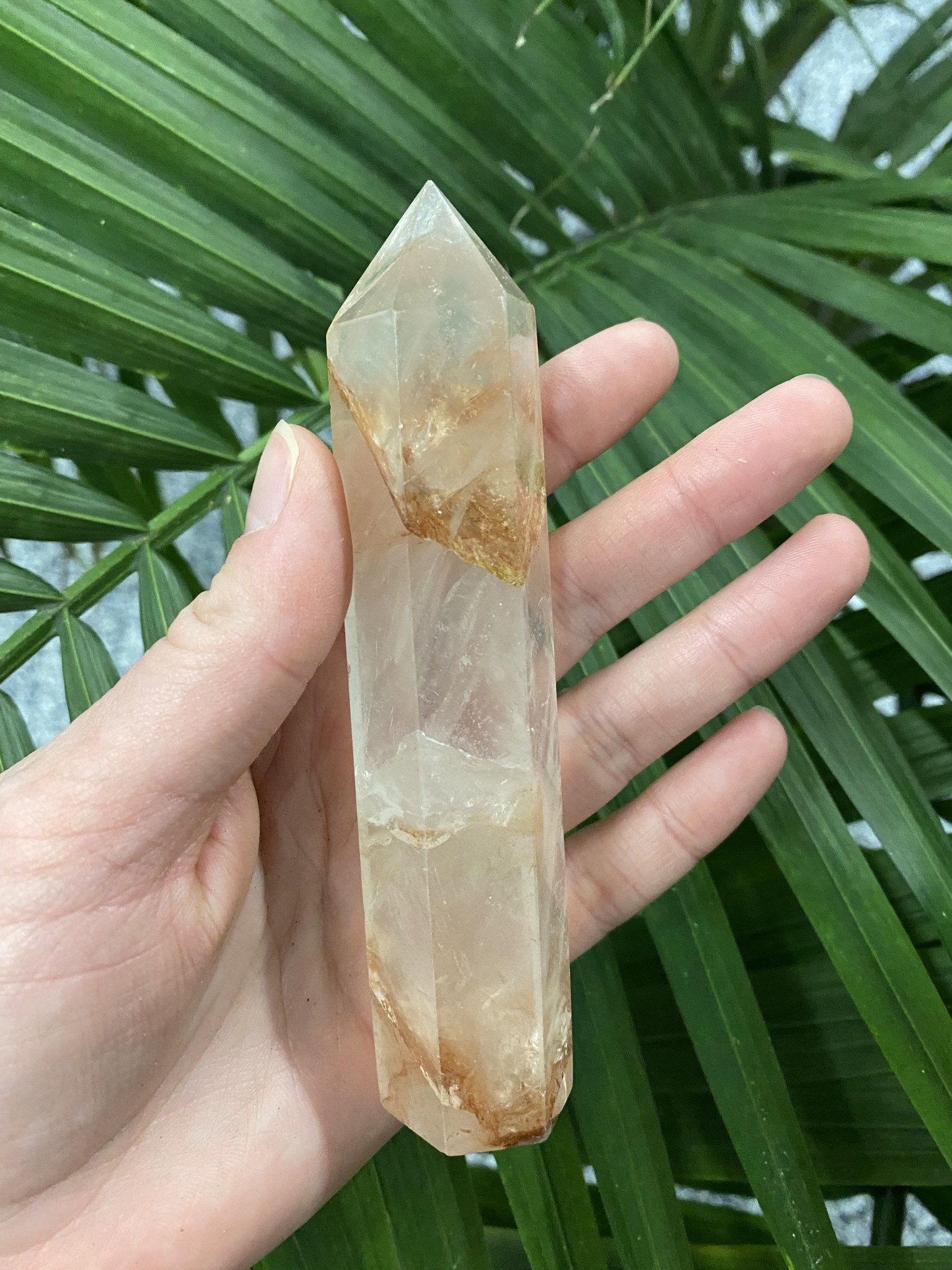 Red Hematoid/Fire Quartz Point, Size Jumbo [150-174gr] - The Raw Rock ...