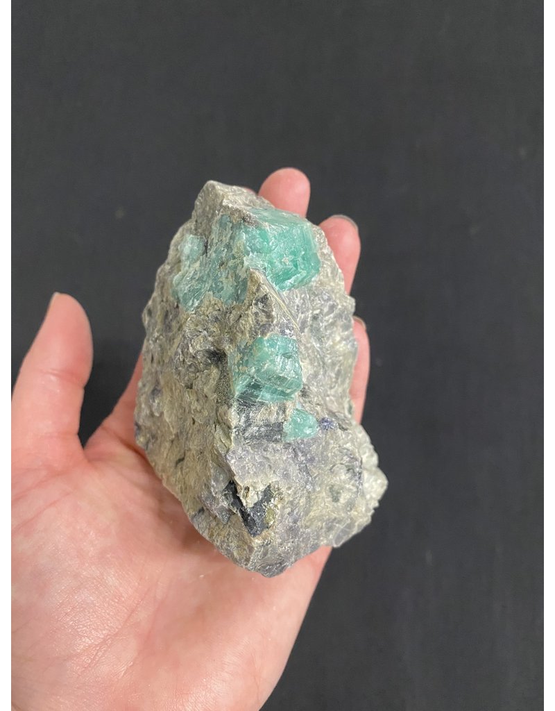 Rough Emerald in Matrix Size 4 [300-399gr] - The Raw Rock Shop Inc.