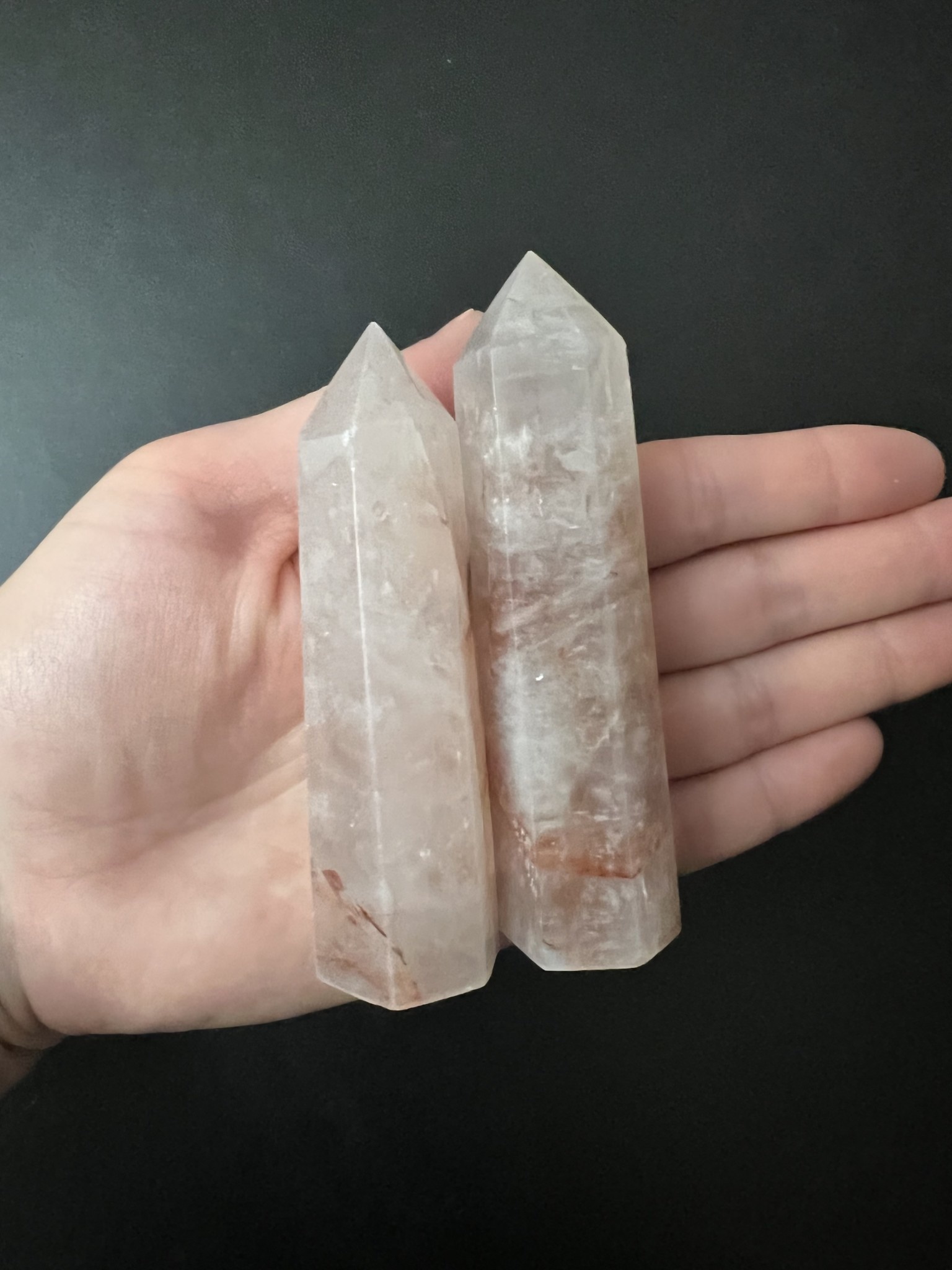 Red Hematoid/Fire Quartz Point, Size Large [75-99gr] - The Raw Rock ...