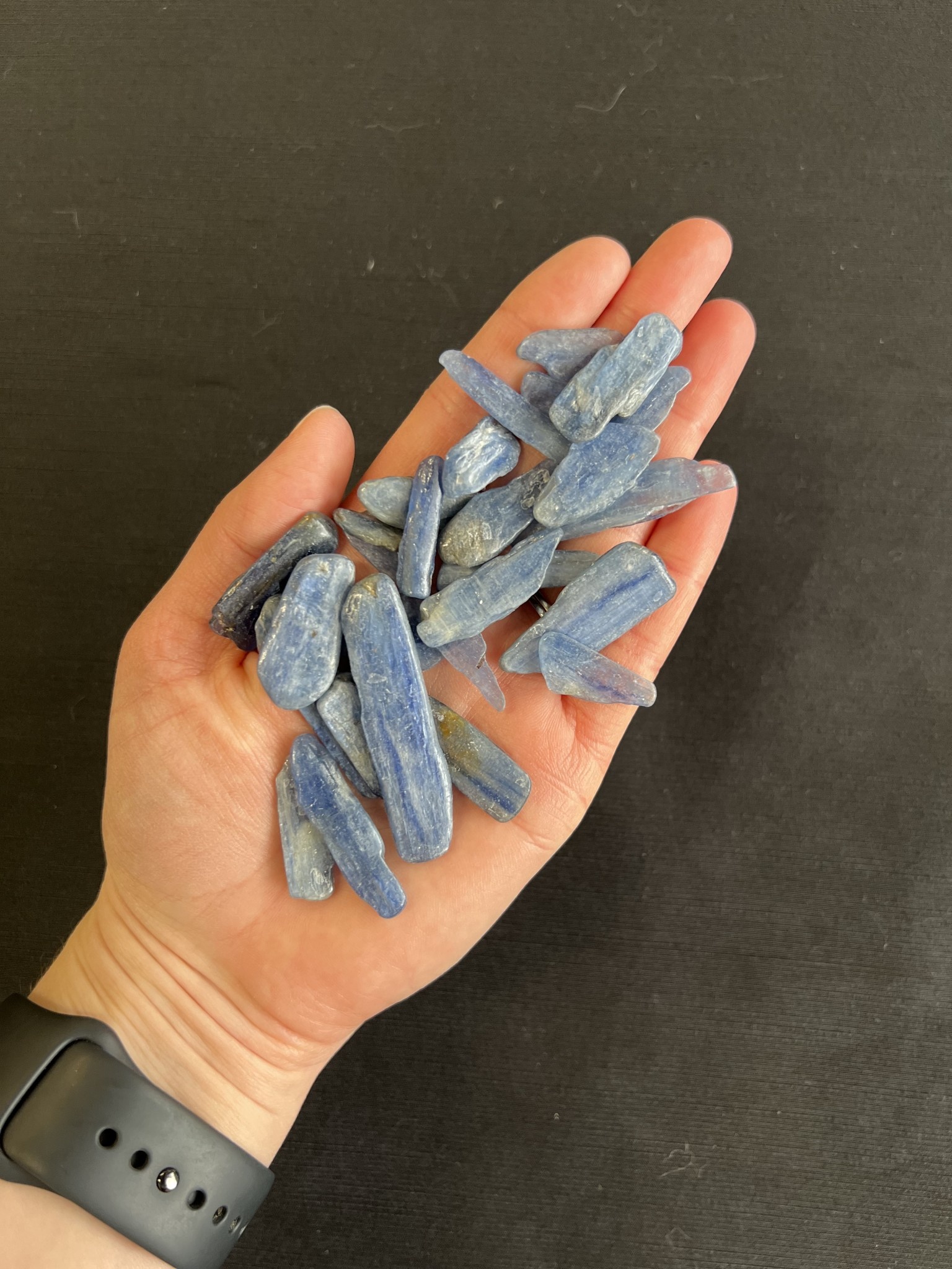 Kyanite Tumbled Stones, Polished Kyanite, Grade A; 3 sizes available ...
