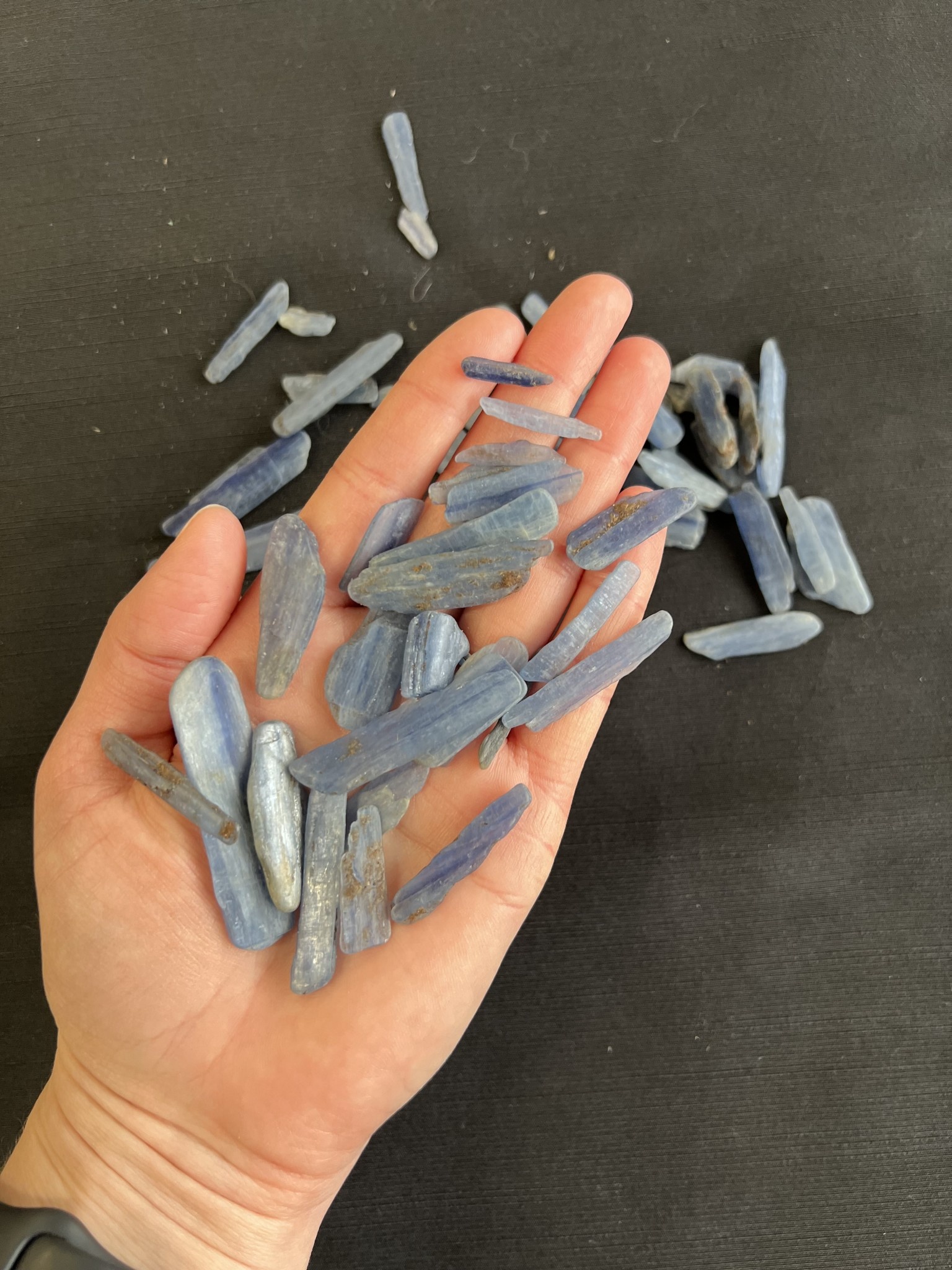 Kyanite Tumbled Stones, Polished Kyanite, Grade A; 3 sizes available ...