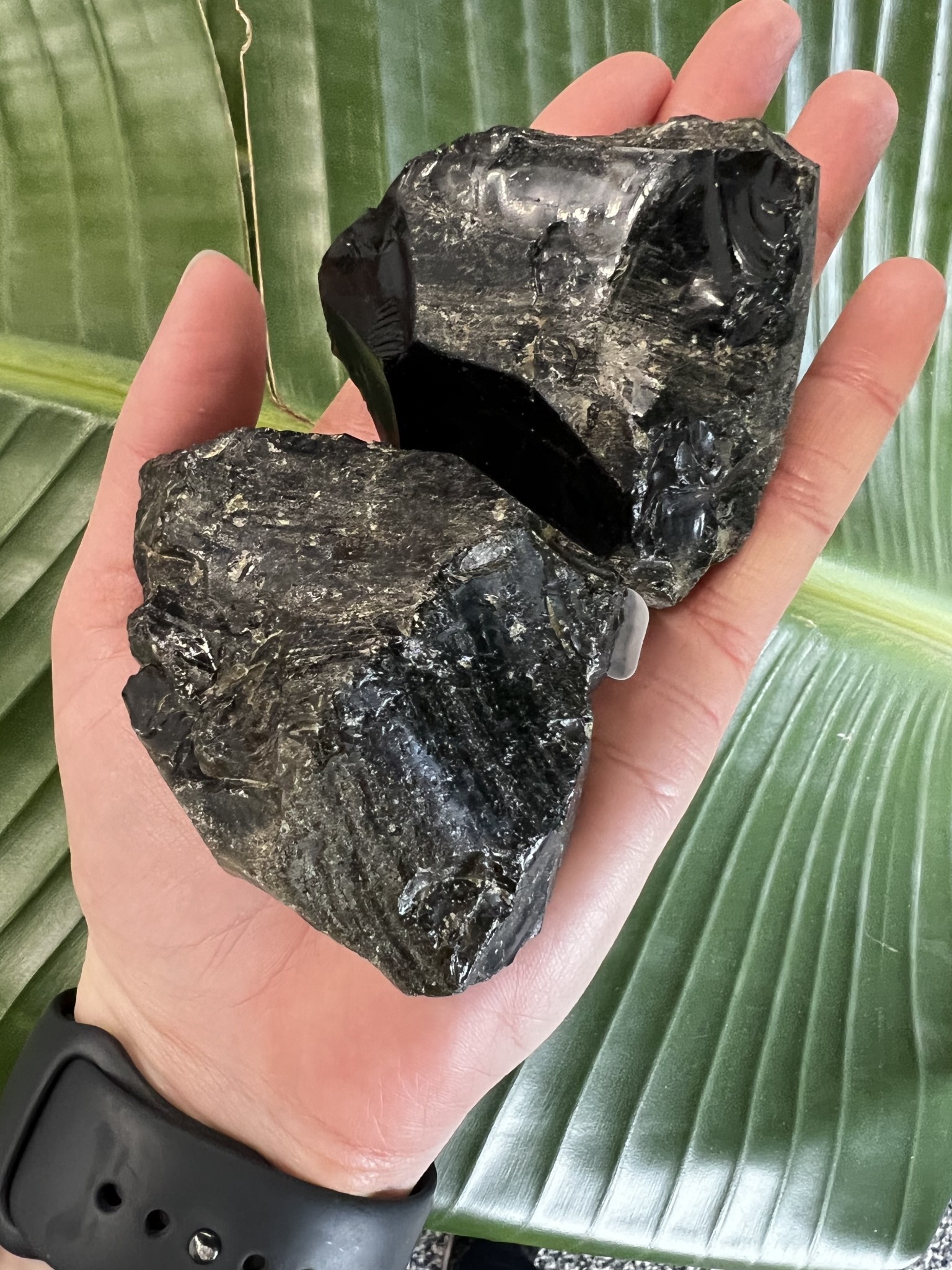 Rough Gold Sheen Obsidian Size 2 [100-199gr] - The Raw Rock Shop Inc.