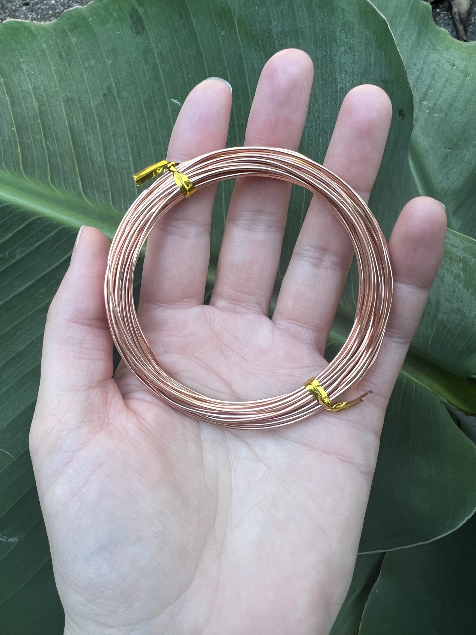 Copper Wrapping Wire 18Ga - 5MR Spool - The Raw Rock Shop Inc.
