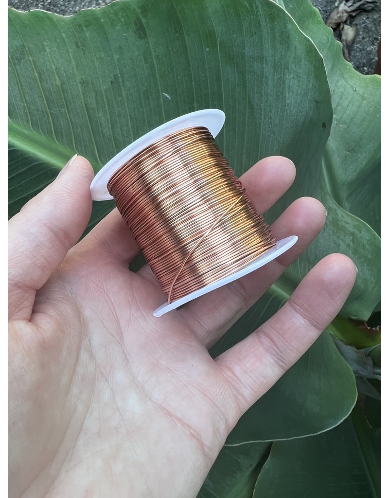Copper Wrapping Wire 21Ga - 13MR Spool - The Raw Rock Shop Inc.