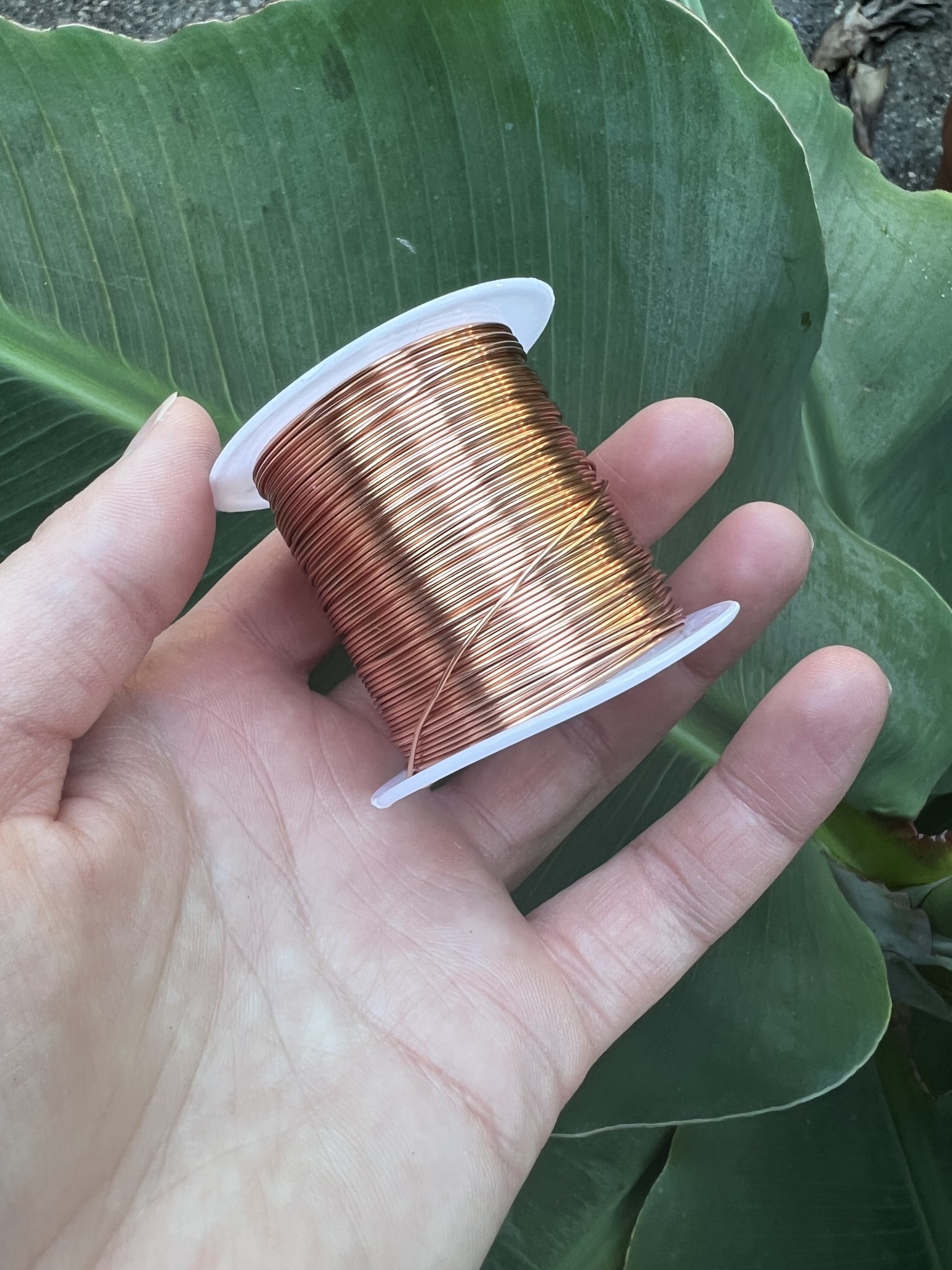 Copper Wrapping Wire 21Ga - 13MR Spool - The Raw Rock Shop Inc.