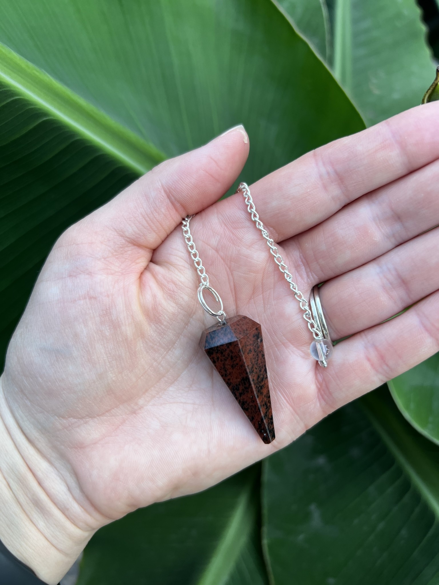 Mahogany Obsidian Pendulum - The Raw Rock Shop Inc.
