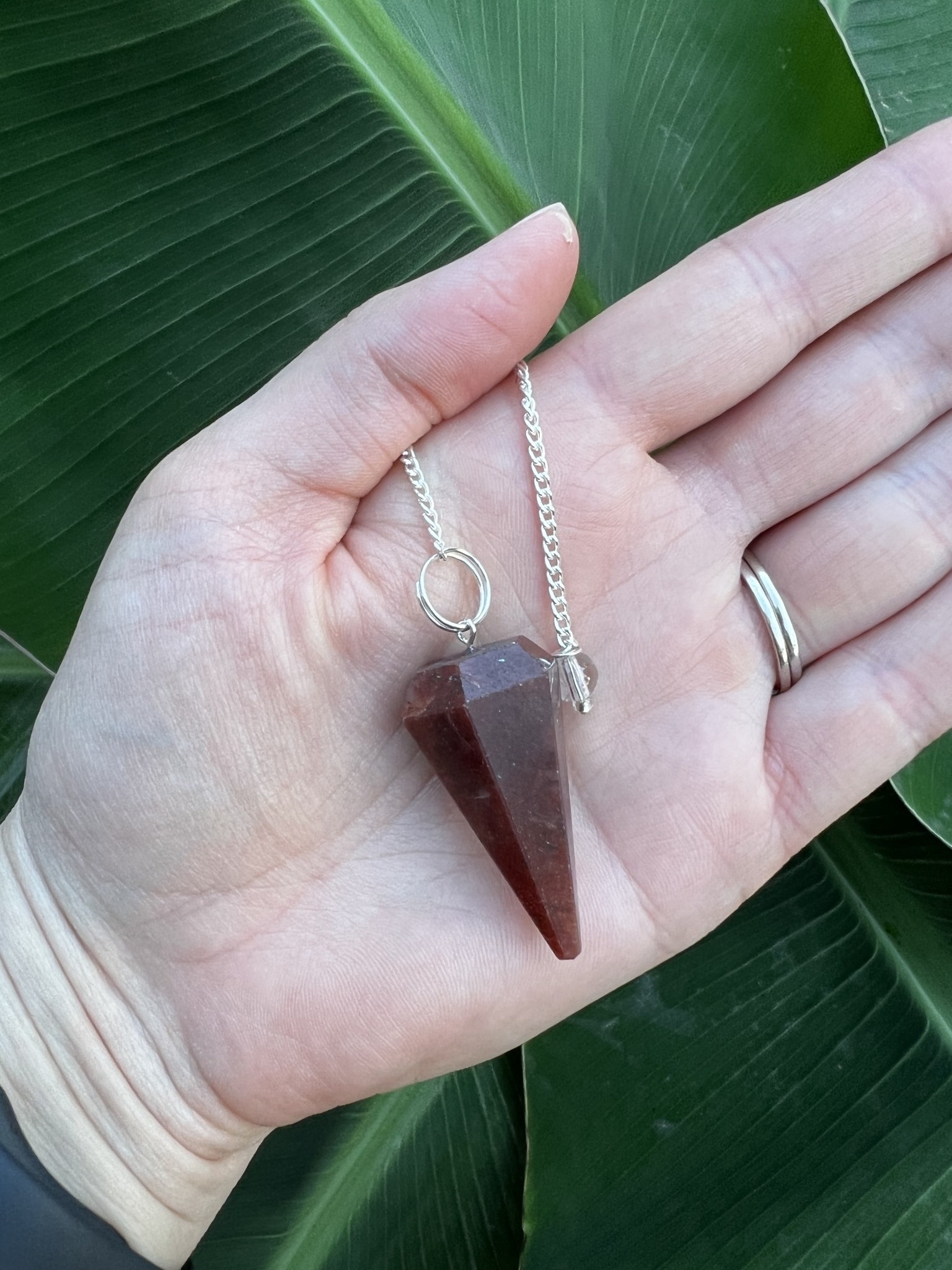 Red Aventurine Pendulum - The Raw Rock Shop Inc.