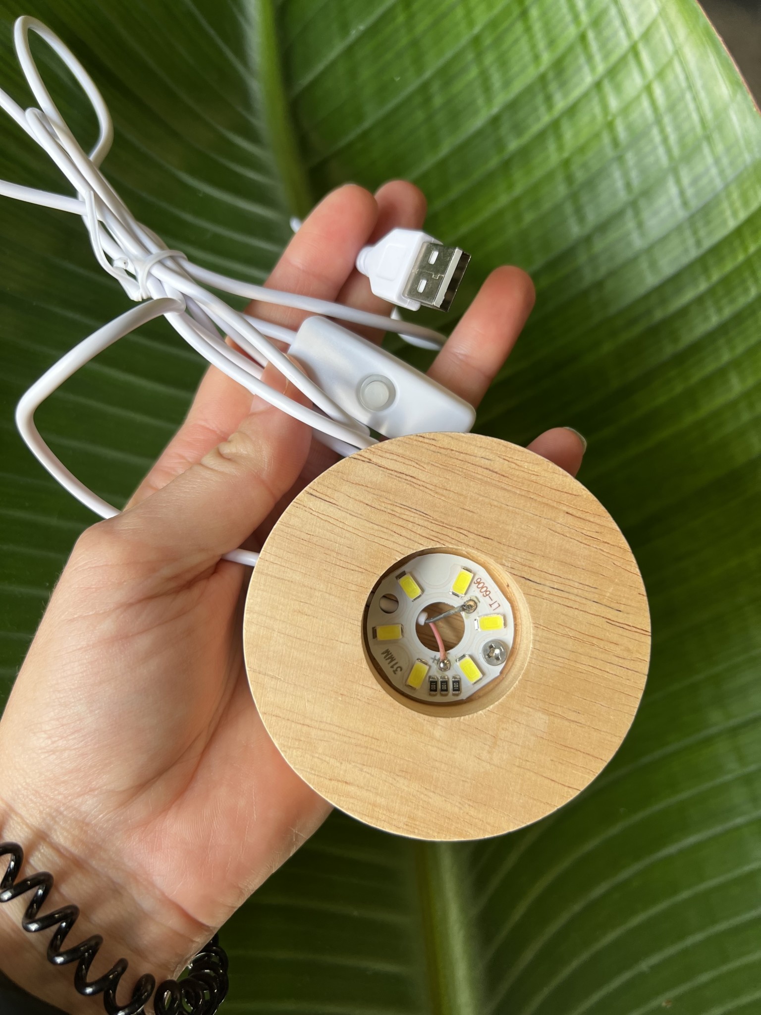 LED Light Base Med - The Raw Rock Shop Inc.