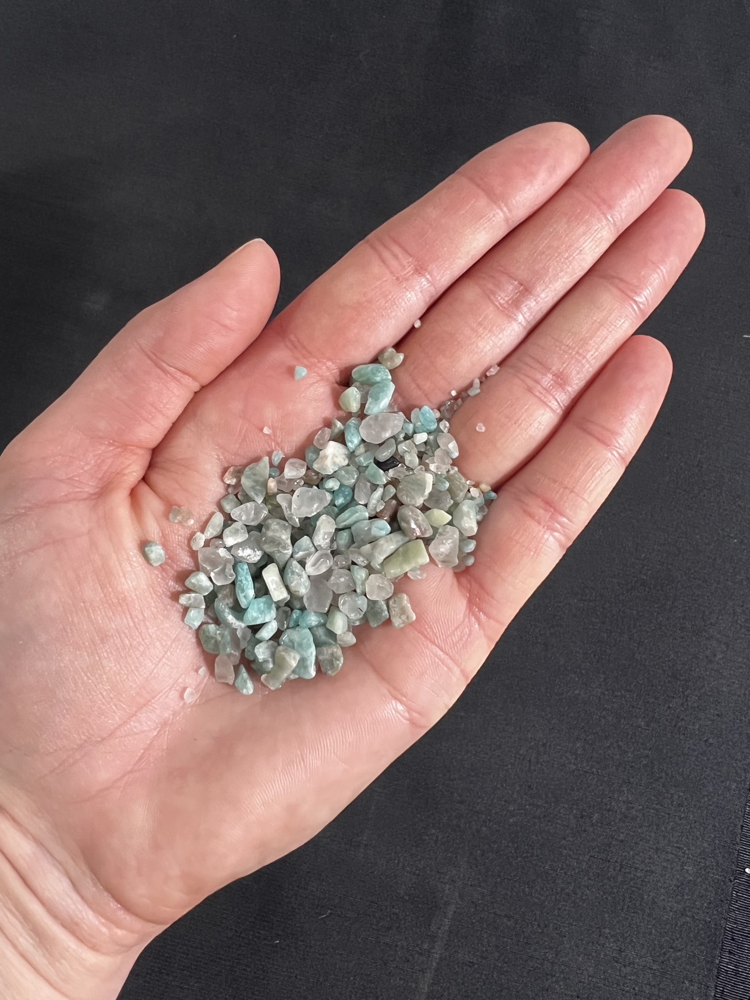 Amazonite Chip Stones, Size 01 Chip - The Raw Rock Shop Inc.