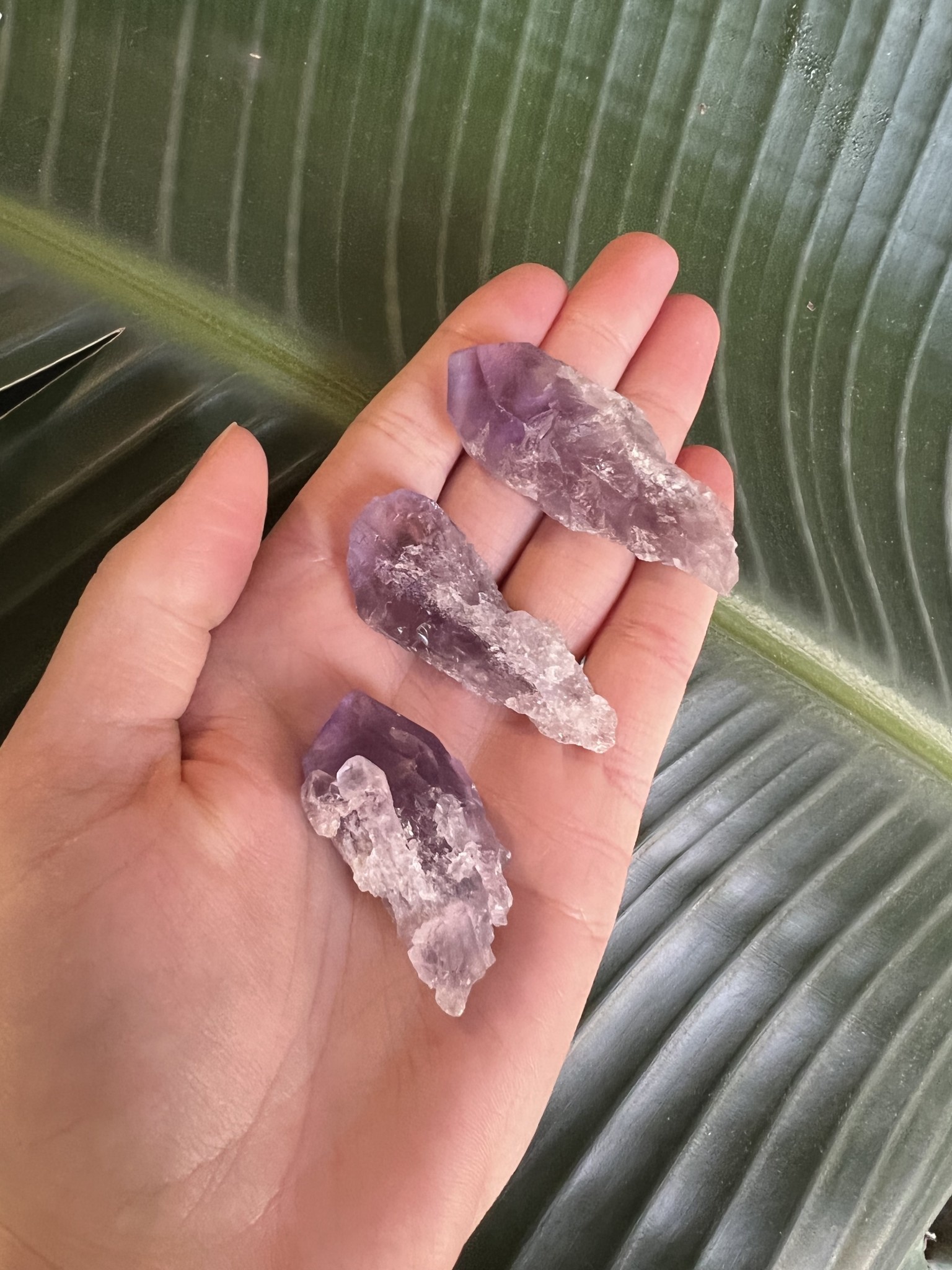 Rough Elestial Amethyst/Bahia Amethyst Points, 3 Sizes Individual - The Raw Rock Shop Inc.