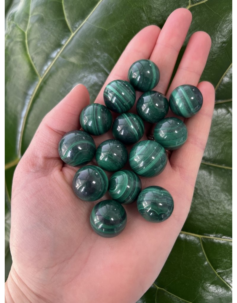 Malachite Small Sphere - The Raw Rock Shop Inc.