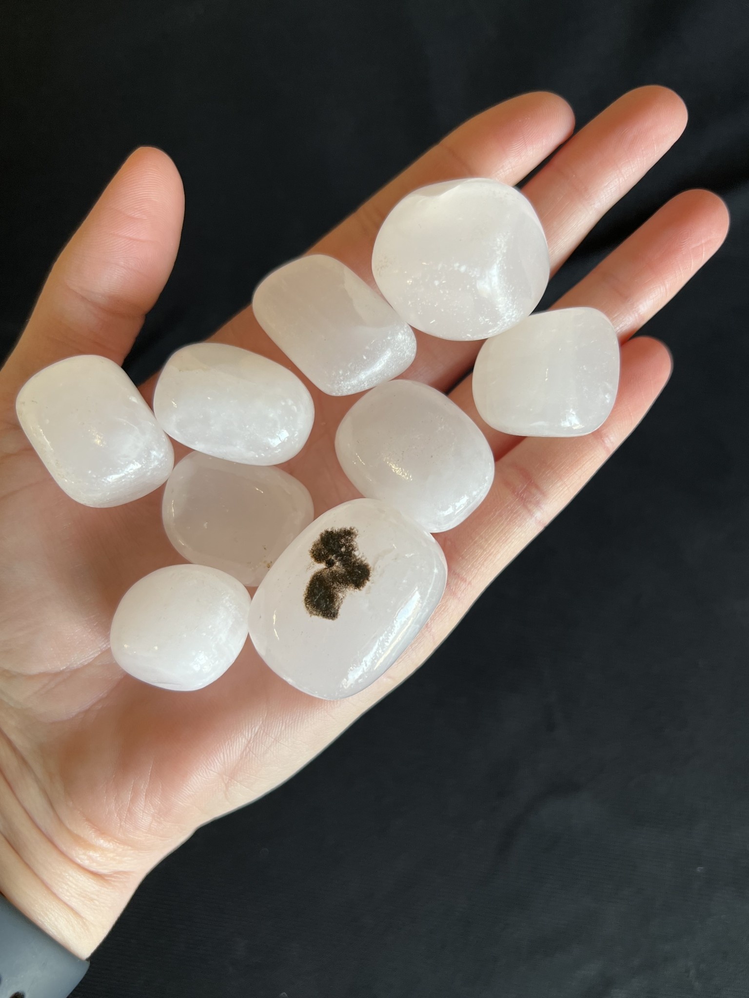 Mangano Calcite Tumbled Stones, Size Medium, purchase individual or ...