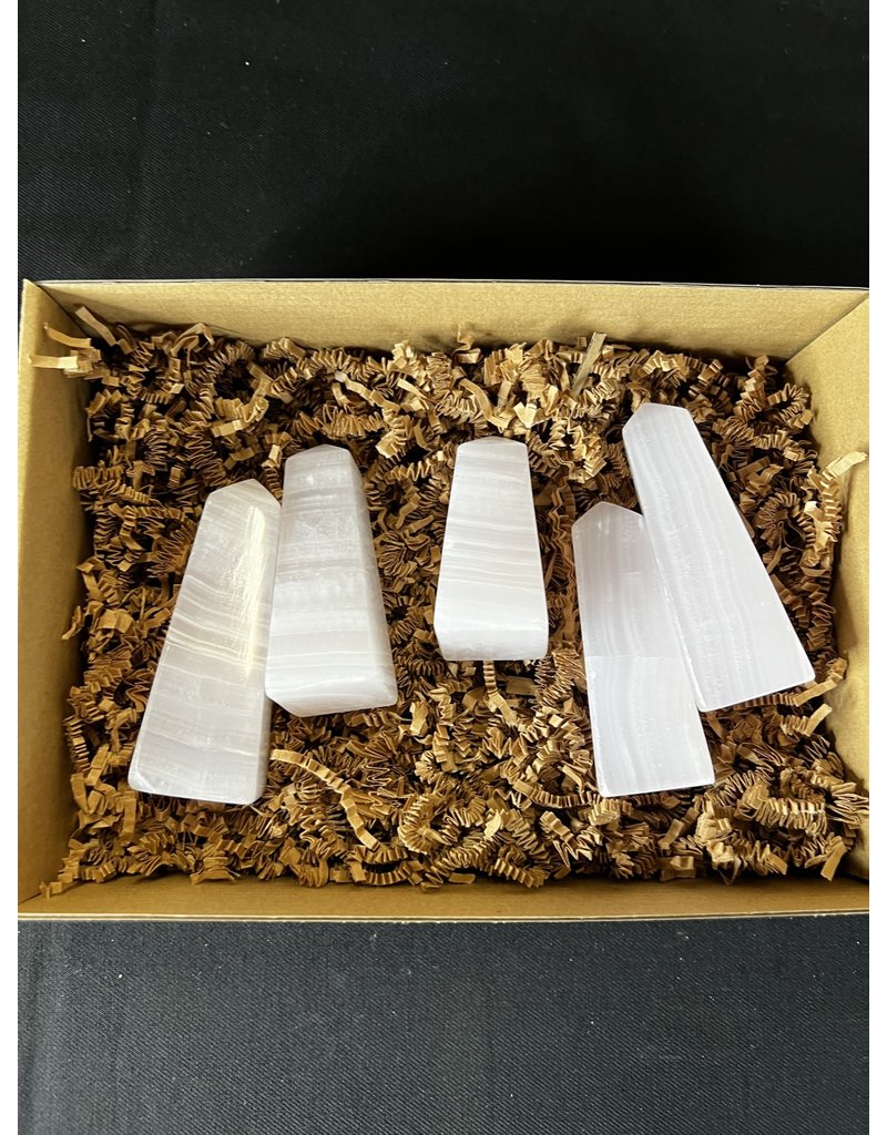 Mangano Calcite Points 1KG bulk lot - The Raw Rock Shop Inc.