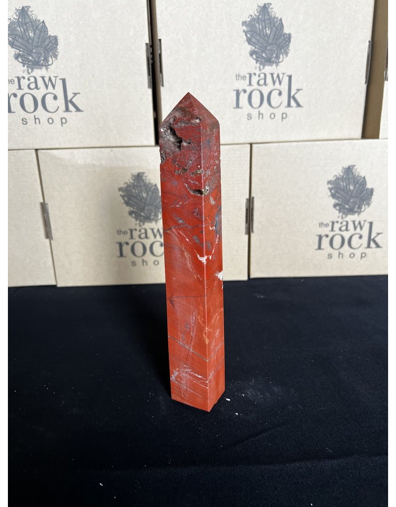 Red Jasper Tower #5, 580gr - The Raw Rock Shop Inc.