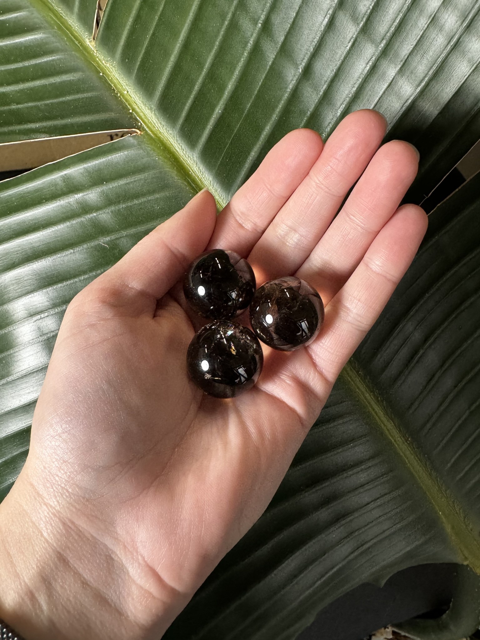 Mini Smoky Quartz Sphere, 2-2.4cm - The Raw Rock Shop Inc.