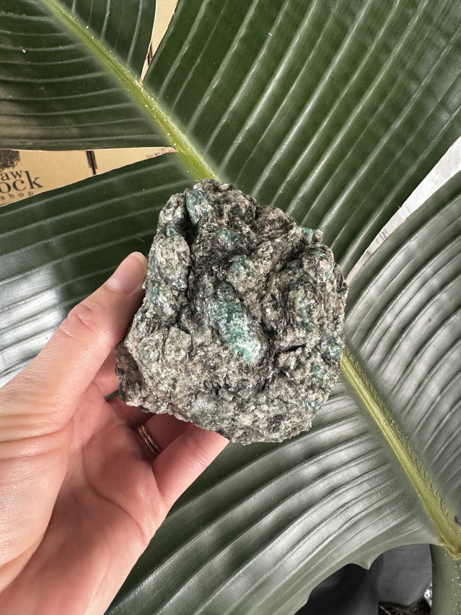 Emerald in Matrix Specimen #20, 666gr - The Raw Rock Shop Inc.