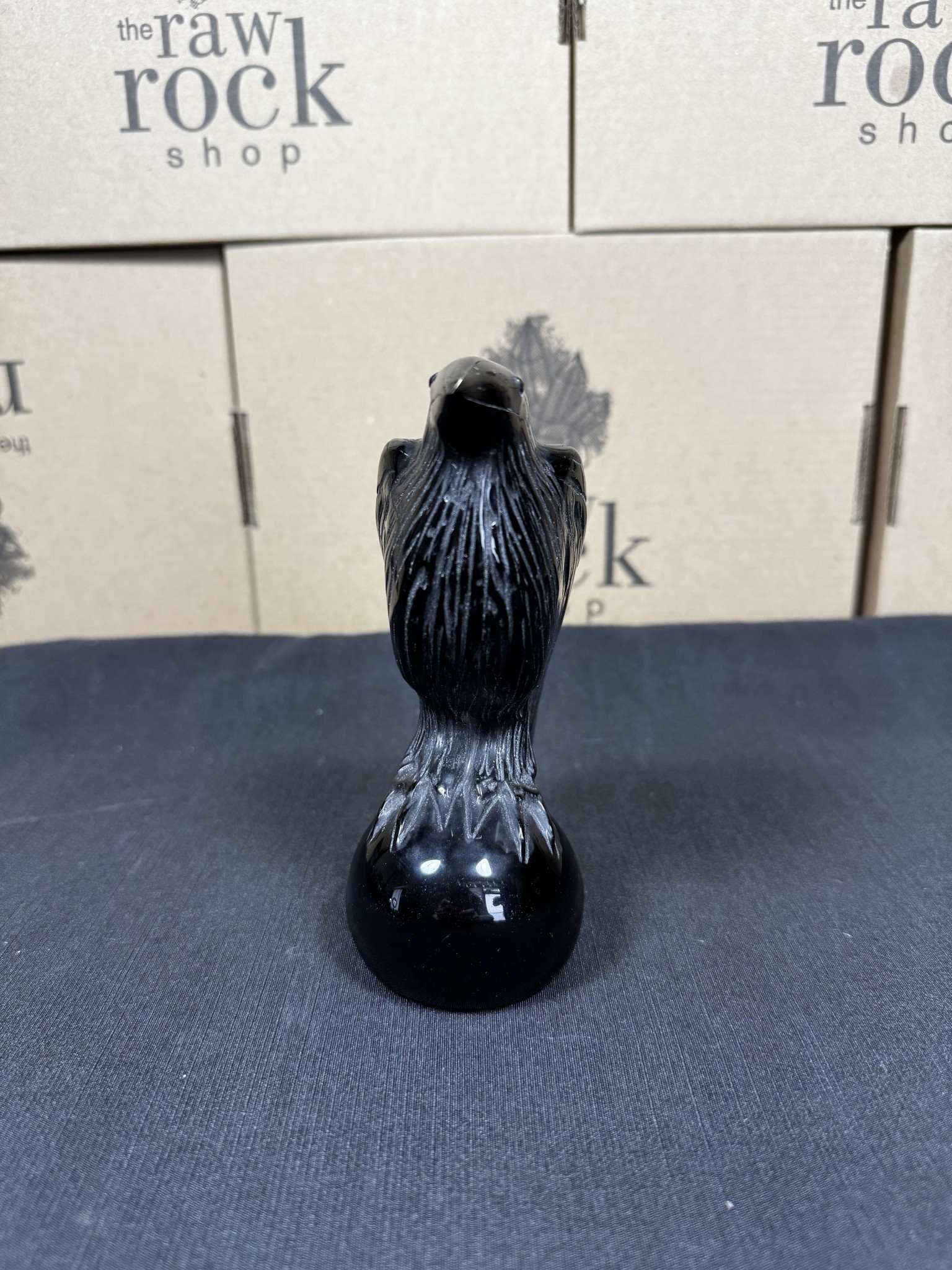 Raven Carving Style 1 - The Raw Rock Shop Inc.