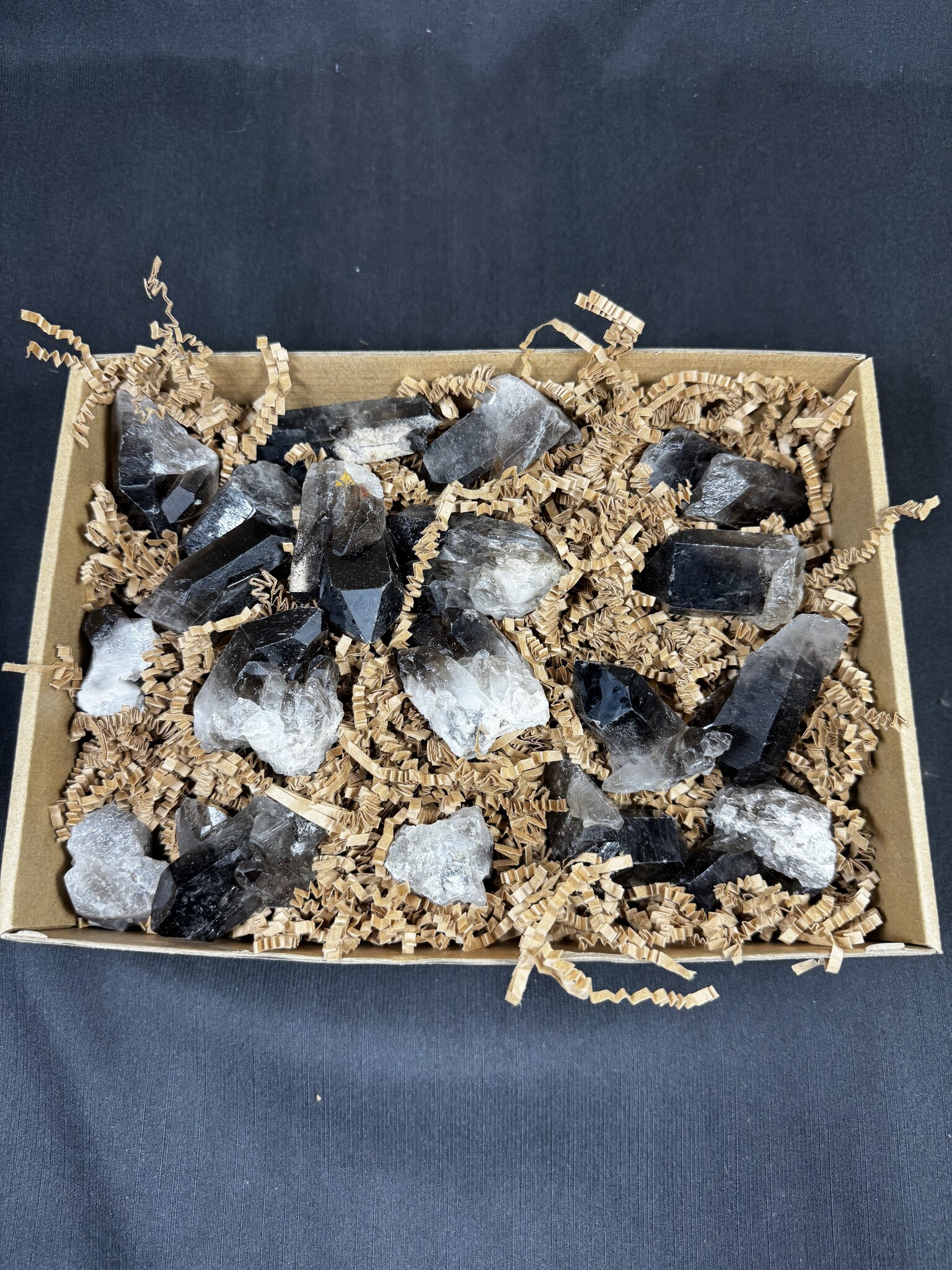 Smoky Quartz Clusters, Small, 1KG bulk lot - The Raw Rock Shop Inc.