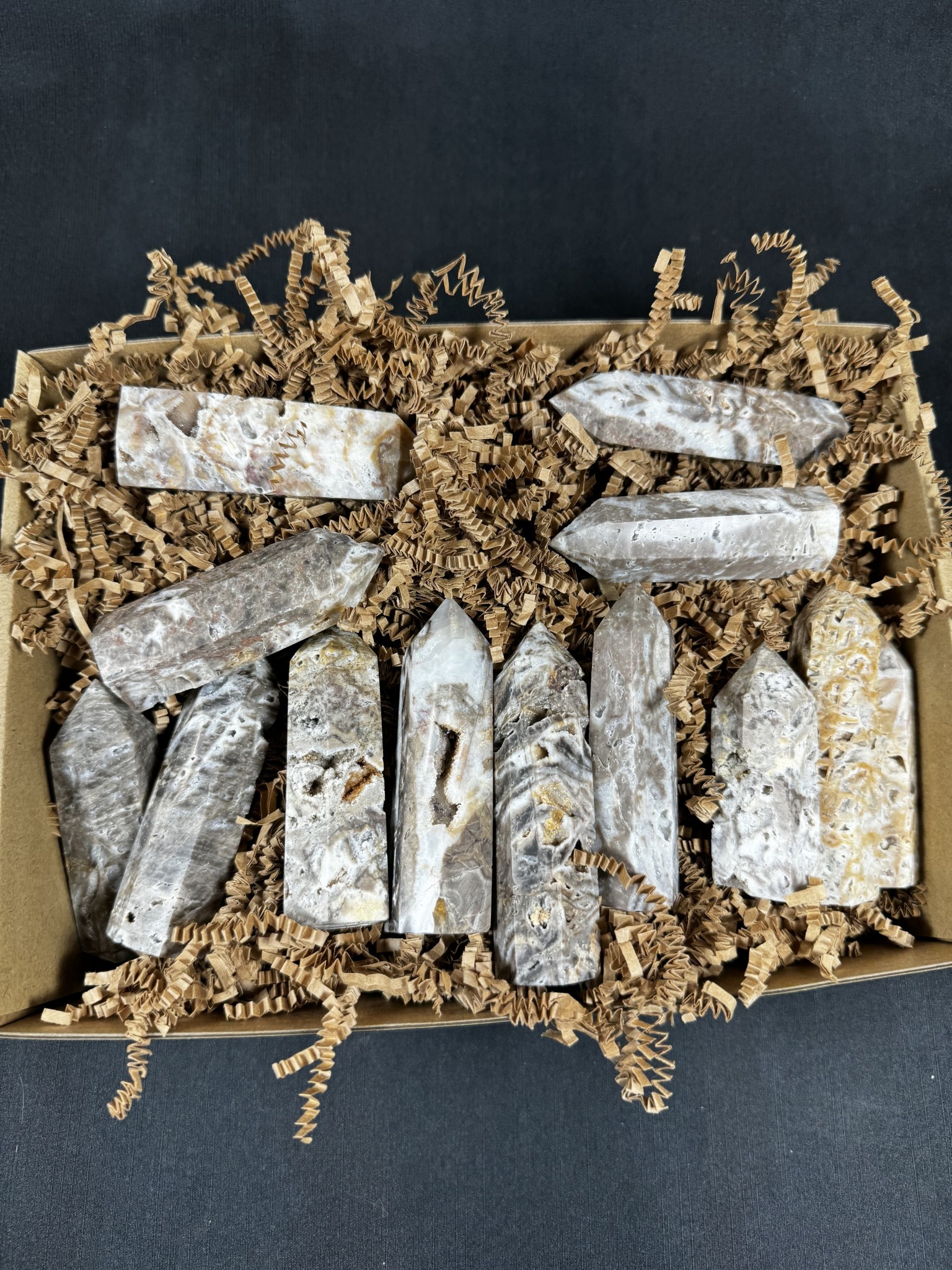 Sphalerite Points 1KG bulk lot - The Raw Rock Shop Inc.