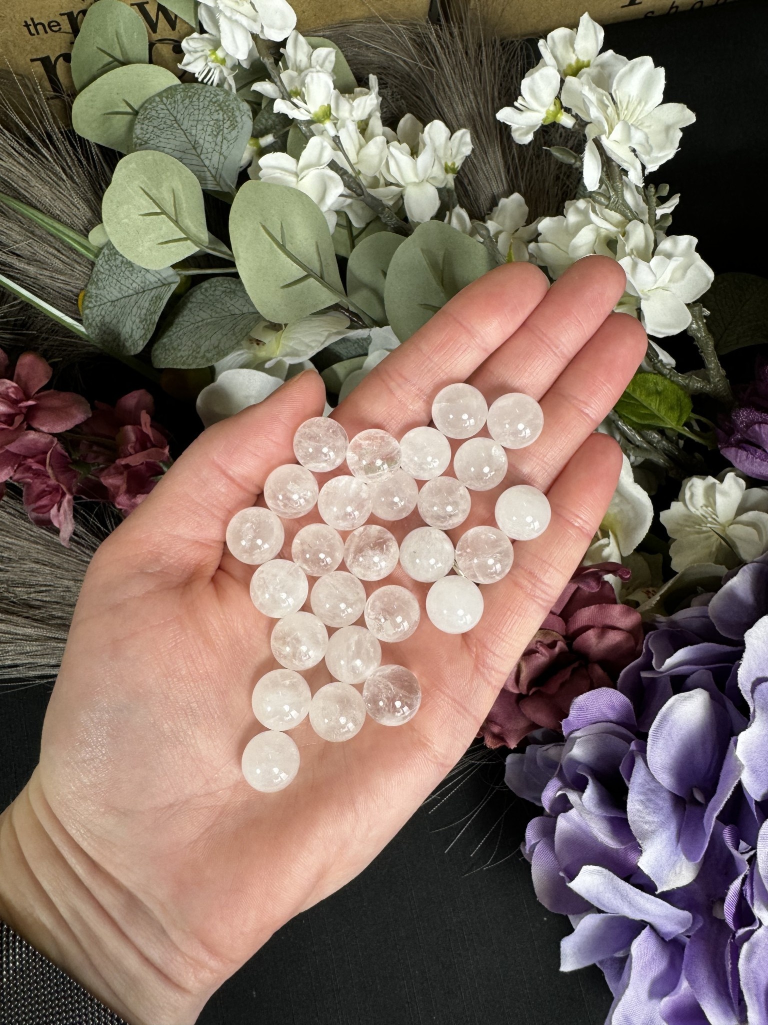 Mini Clear Quartz Sphere, - The Raw Rock Shop Inc.