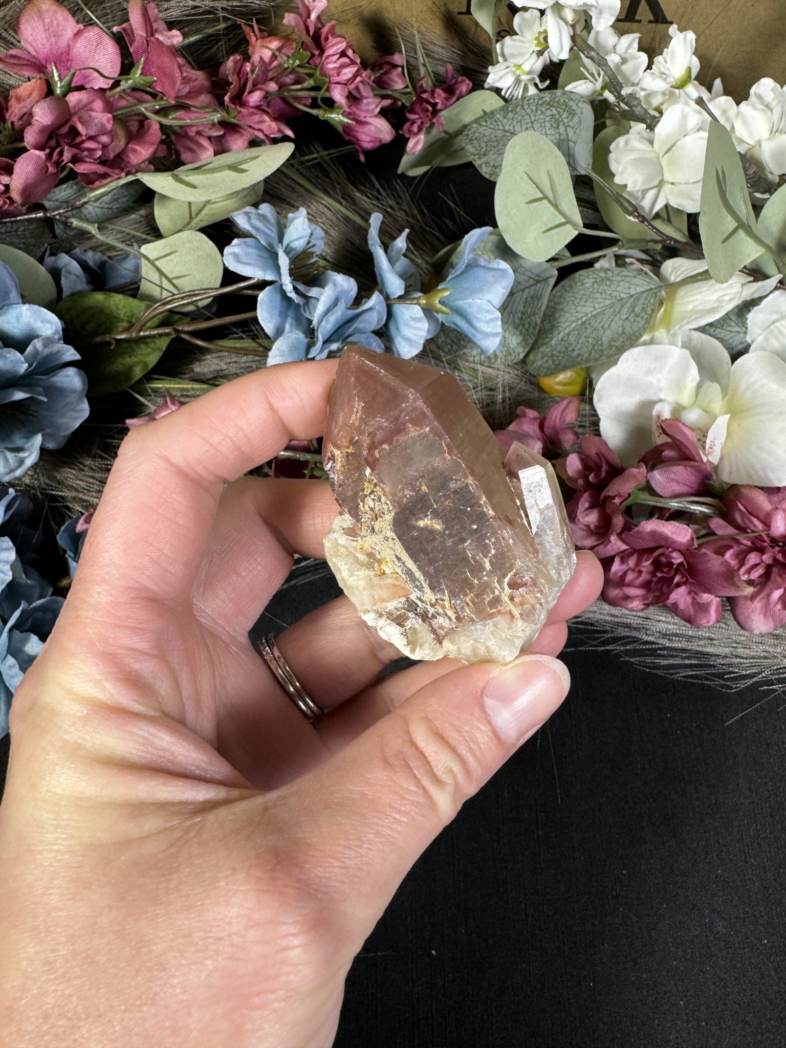 Red Hematoid Quartz #15, 78gr - The Raw Rock Shop Inc.