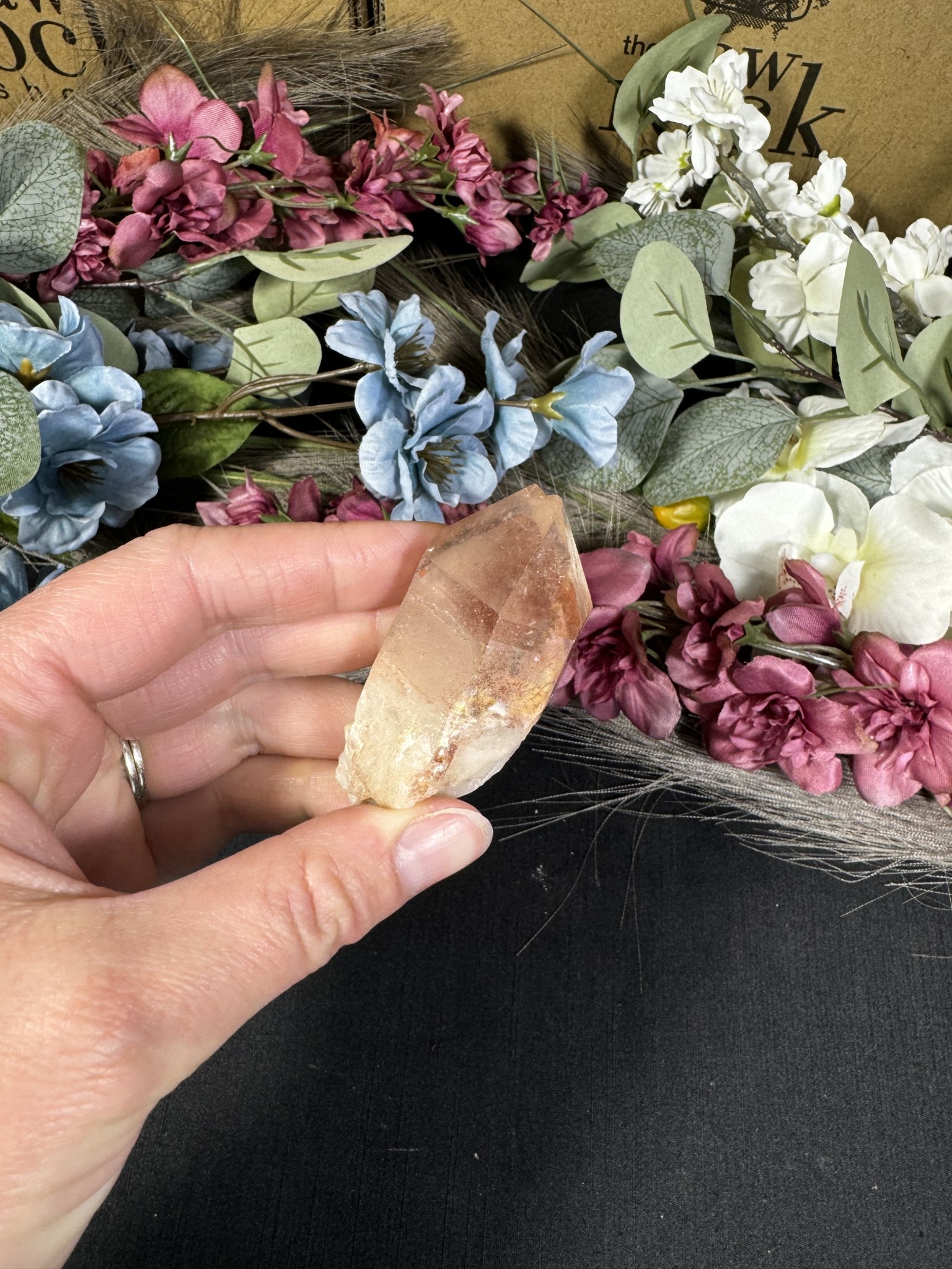 Red Hematoid Quartz #19, 58gr - The Raw Rock Shop Inc.