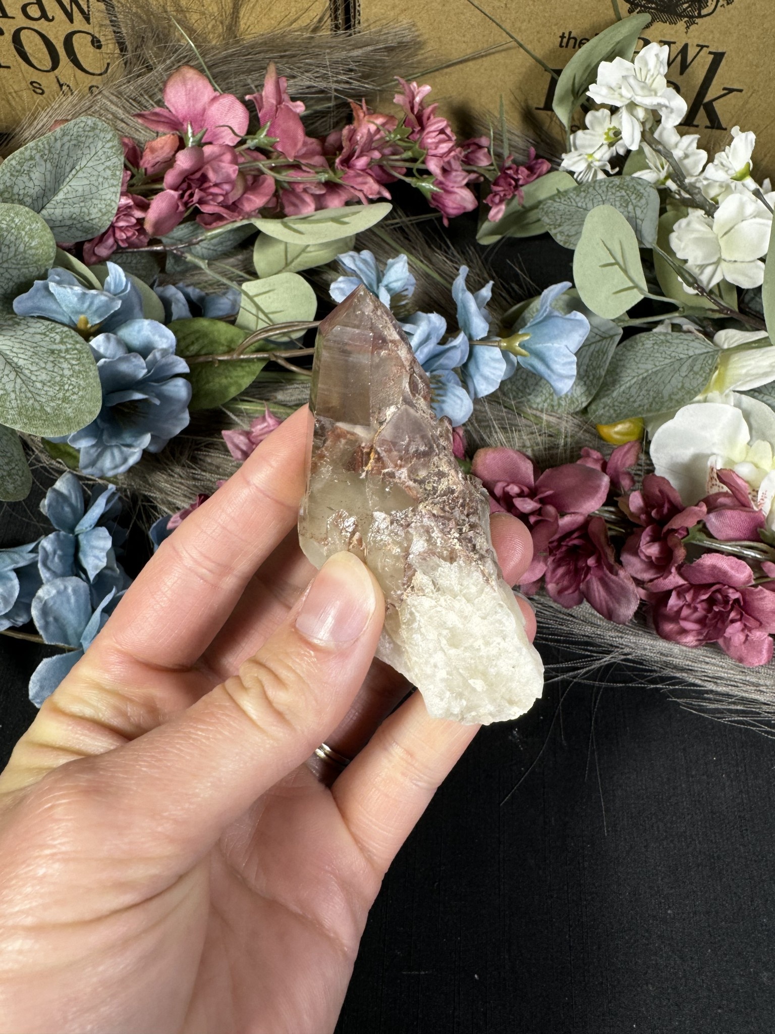 Red Hematoid Quartz #33, 88gr - The Raw Rock Shop Inc.