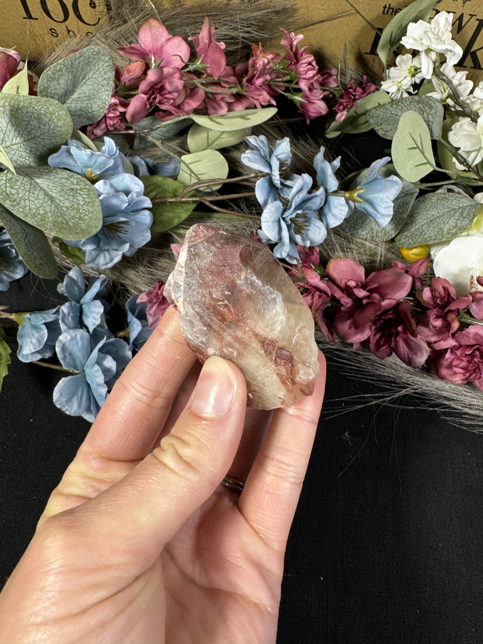 Red Hematoid Quartz #32, 78gr - The Raw Rock Shop Inc.