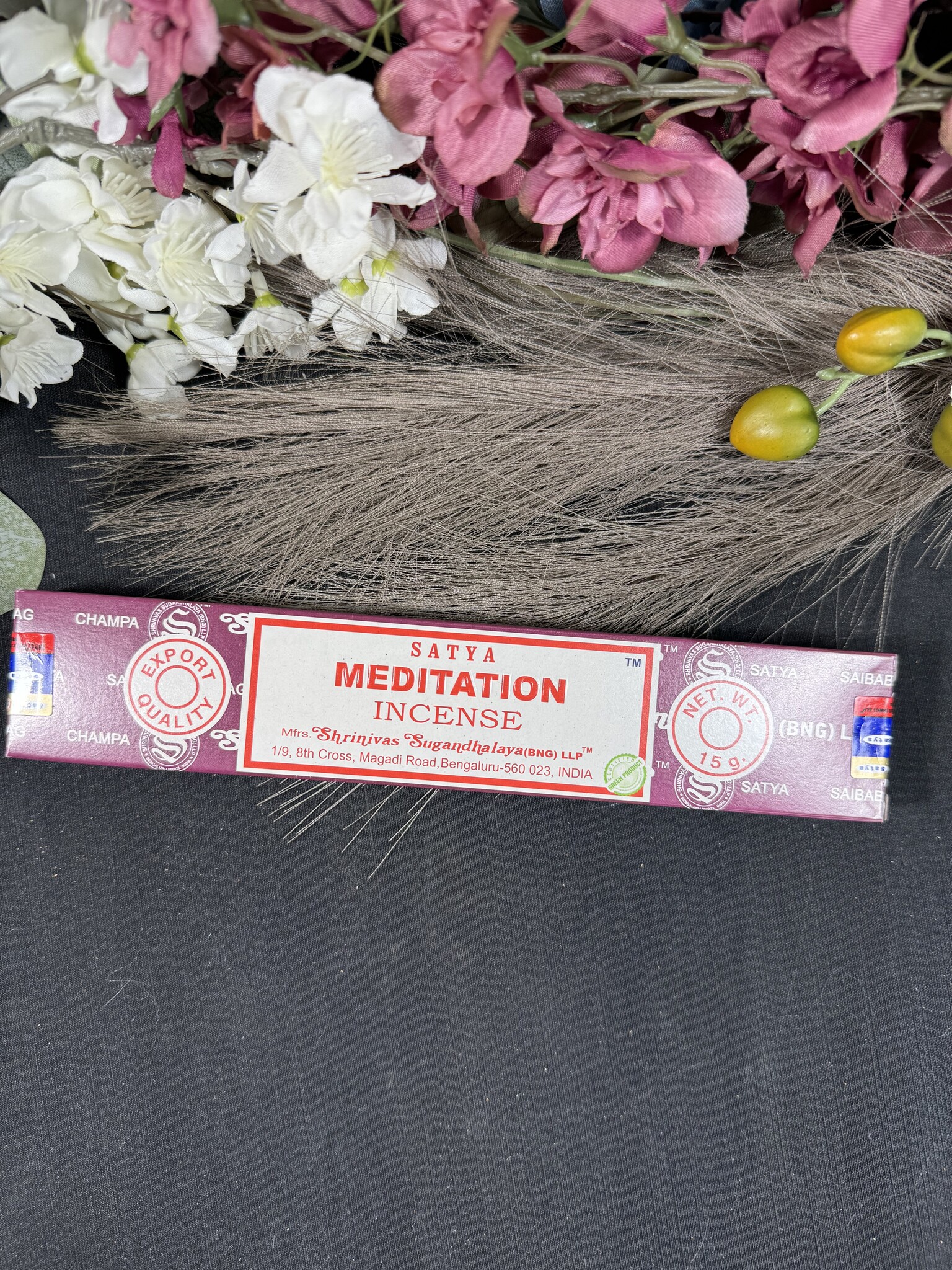 Meditation Satya Incense Sticks - 15gr pack - The Raw Rock Shop Inc.