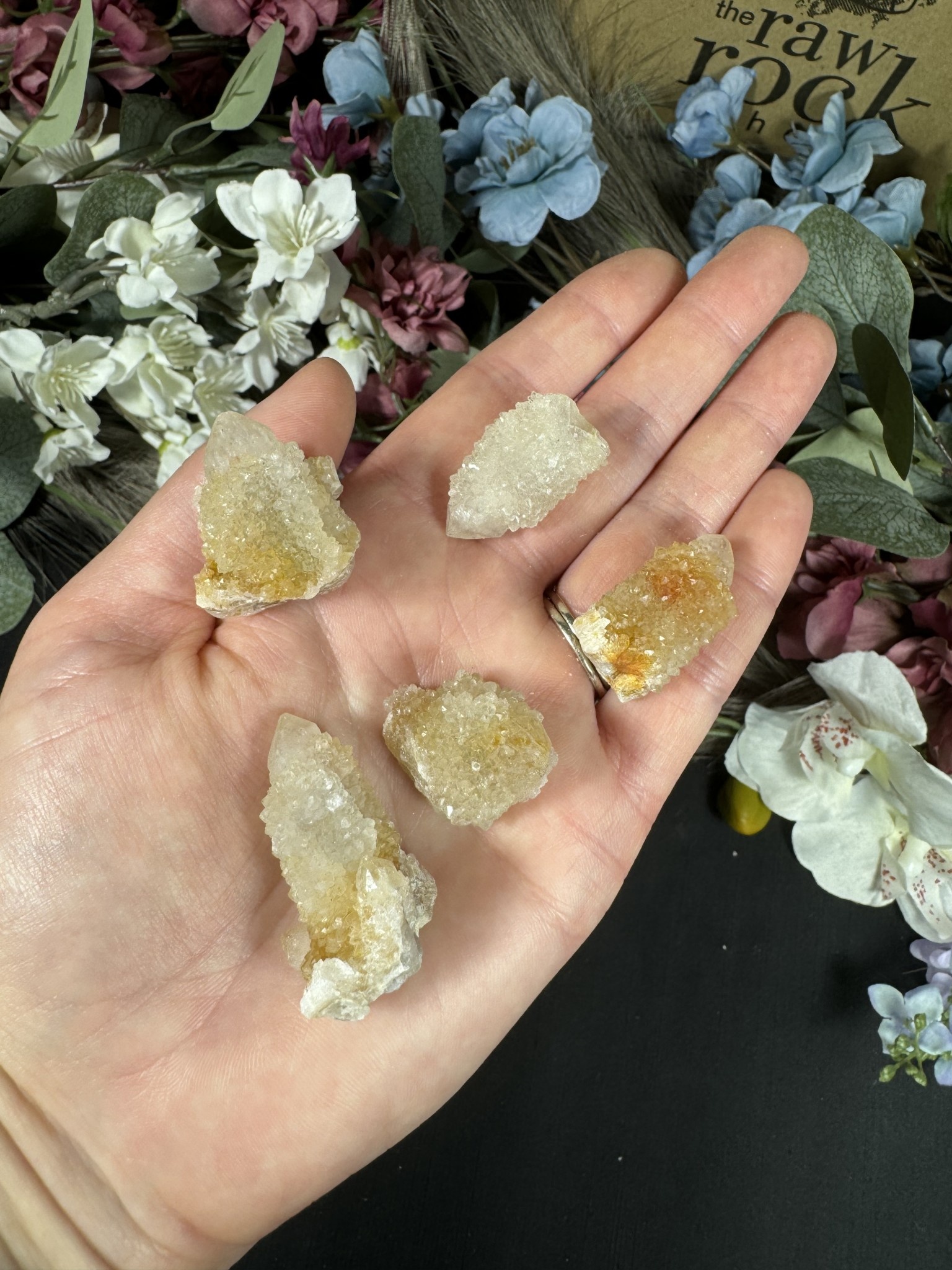 Spirit Quartz with Limonite #34, 64gr - The Raw Rock Shop Inc.