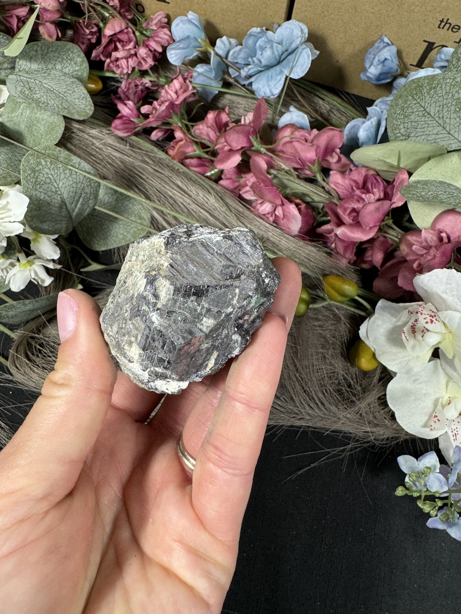 Rare Silver Lead Galena #7, 374gr - The Raw Rock Shop Inc.