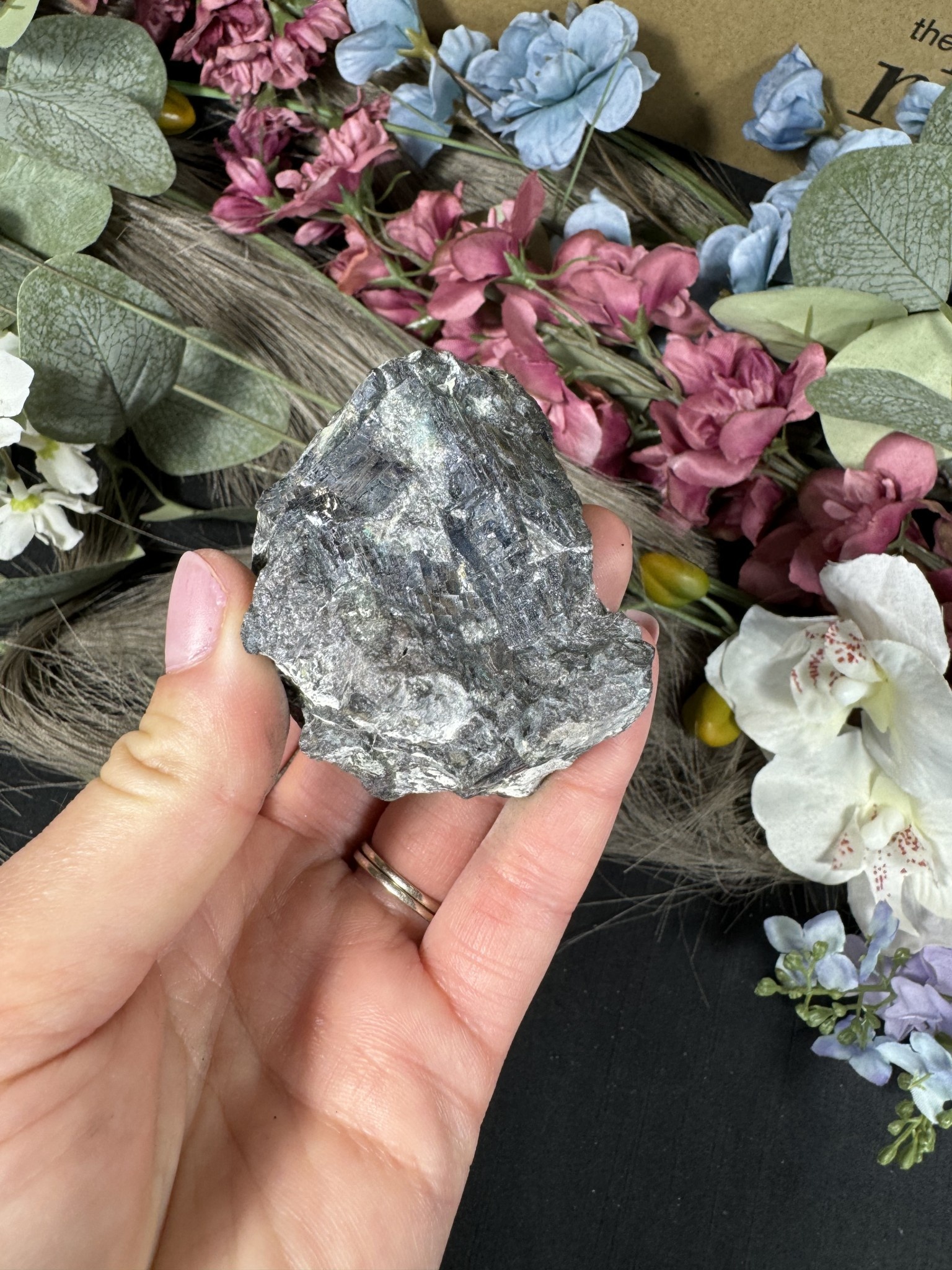 Rare Silver Lead Galena #9, 366gr - The Raw Rock Shop Inc.