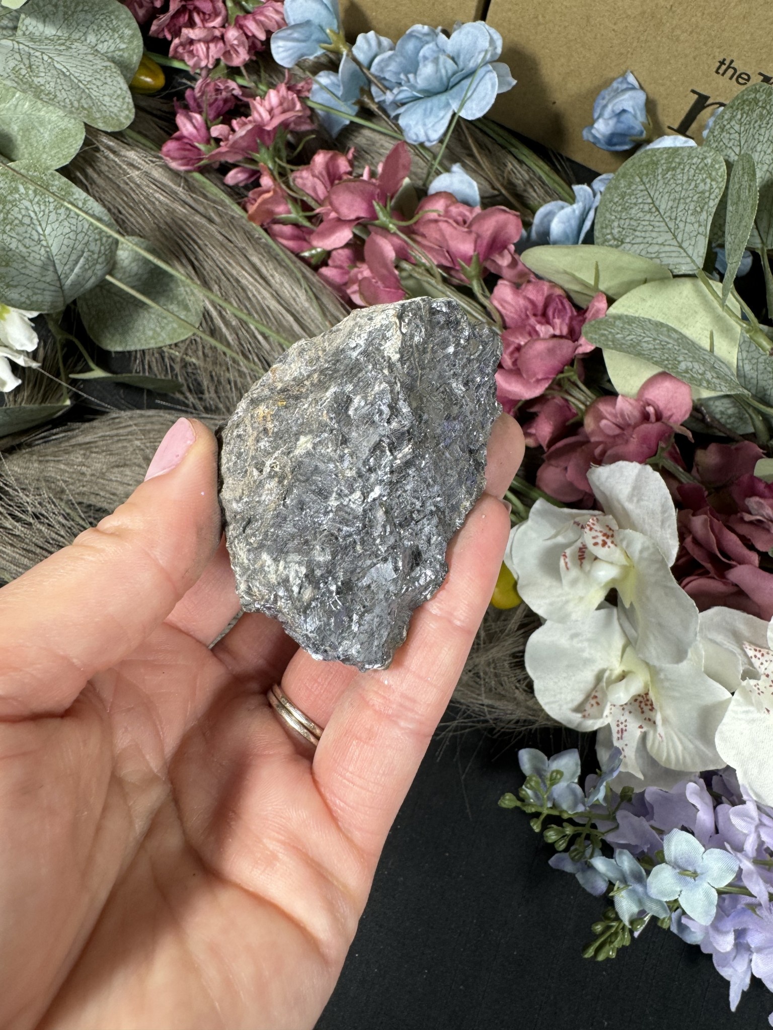 Rare Silver Lead Galena #10, 366gr - The Raw Rock Shop Inc.