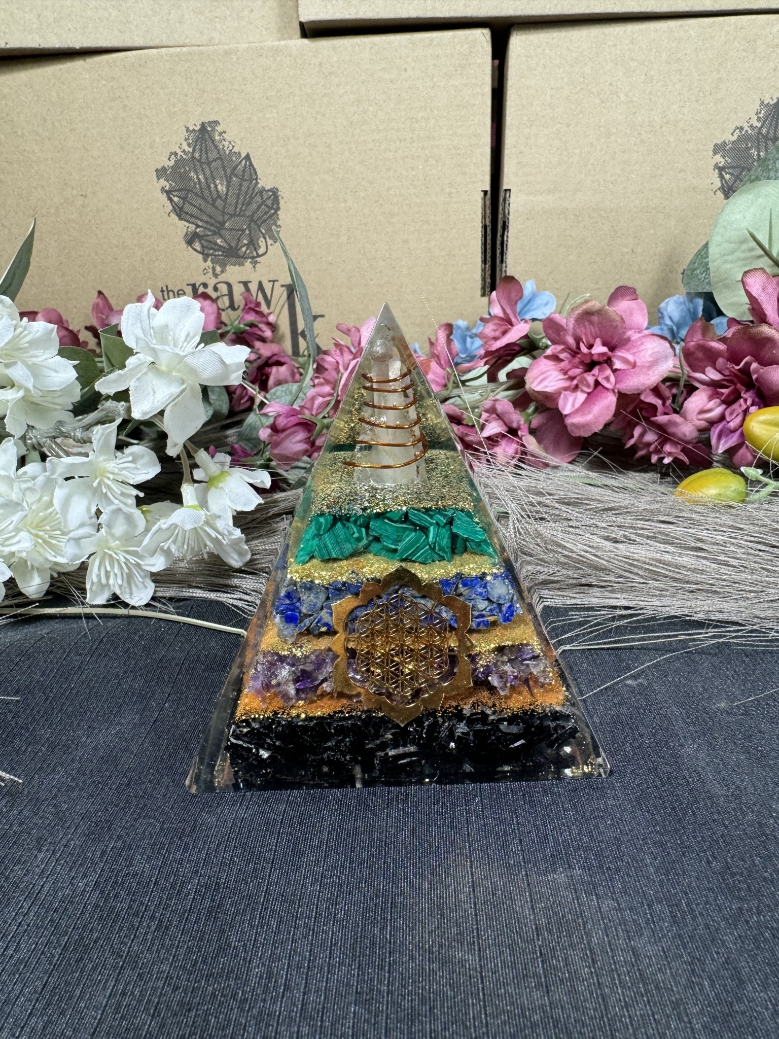 Orgone Pyramid #103 - The Raw Rock Shop Inc.