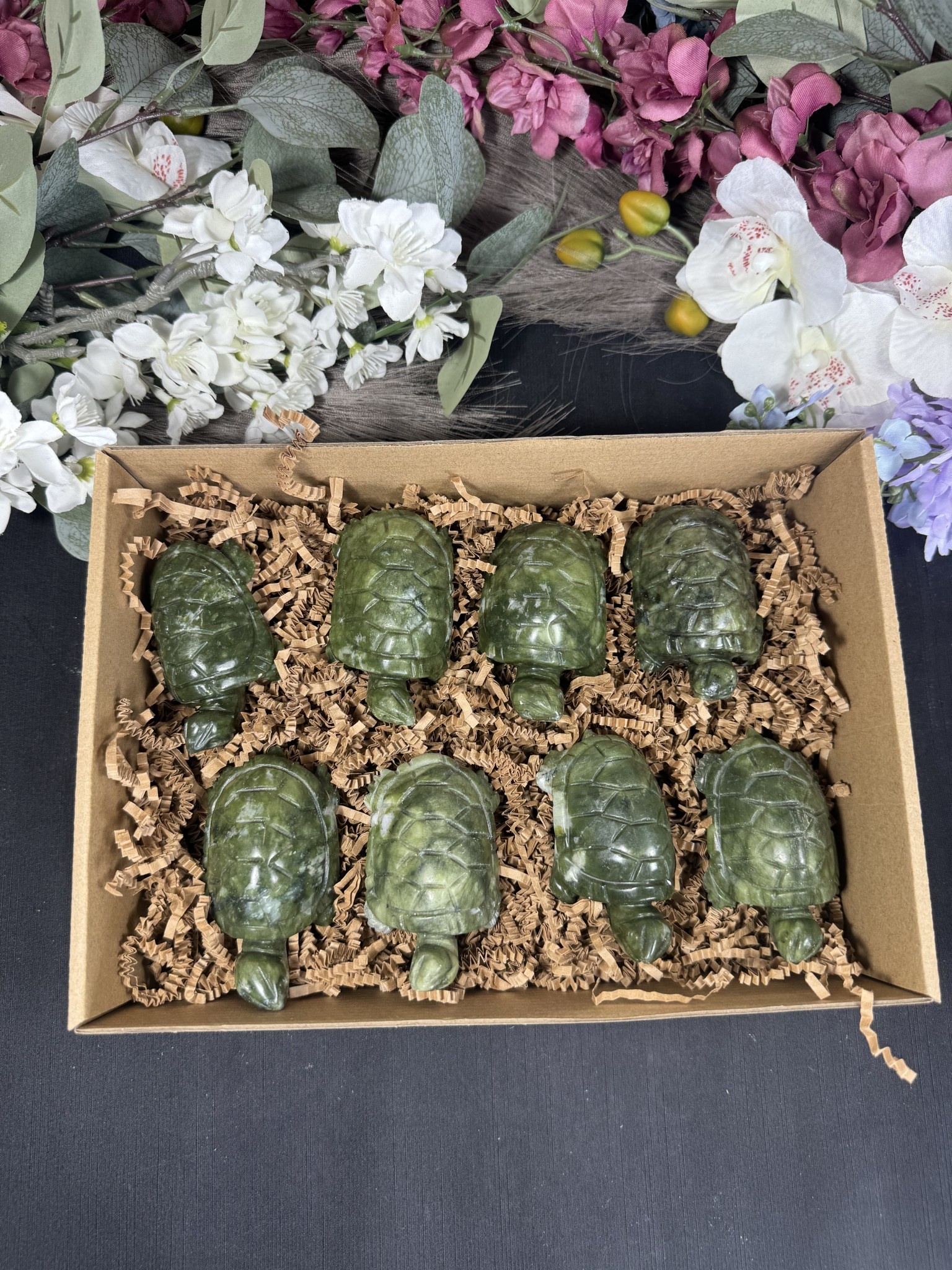 Green Jade Turtles 1KG bulk lot - The Raw Rock Shop Inc.