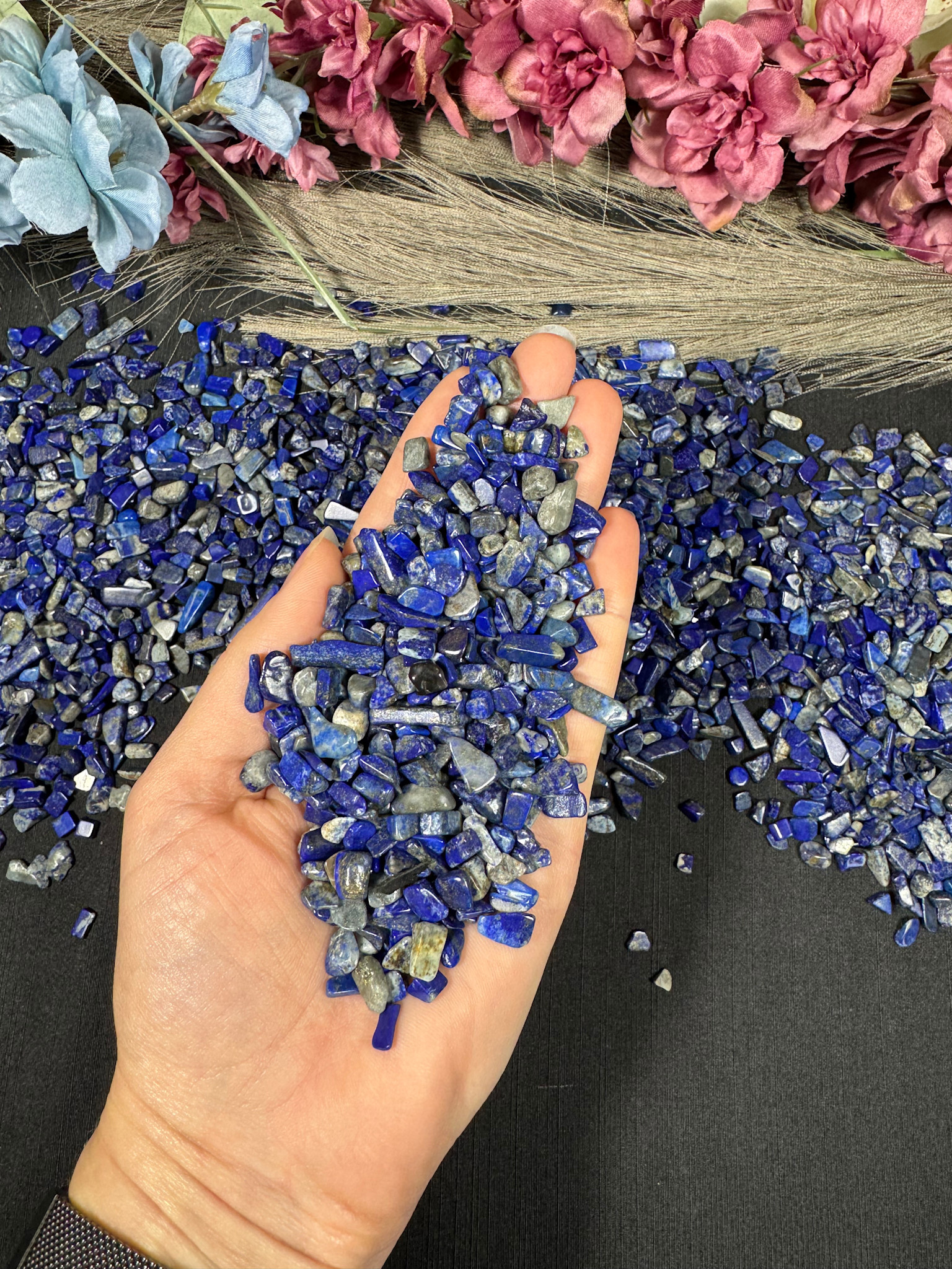 Lapis Lazuli Chip Stones - The Raw Rock Shop Inc.