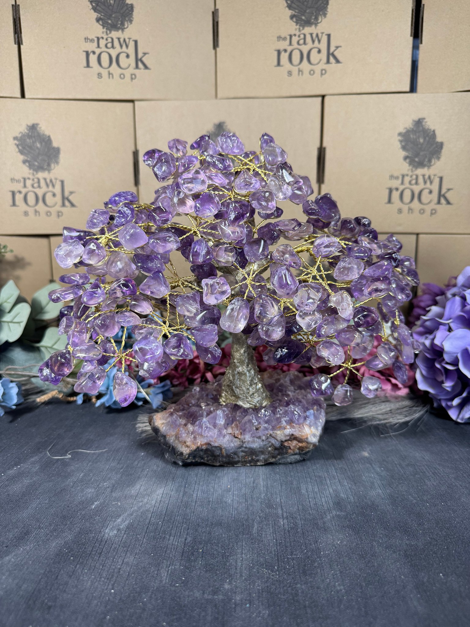 Amethyst Tree #1, 2.716kg - The Raw Rock Shop Inc.