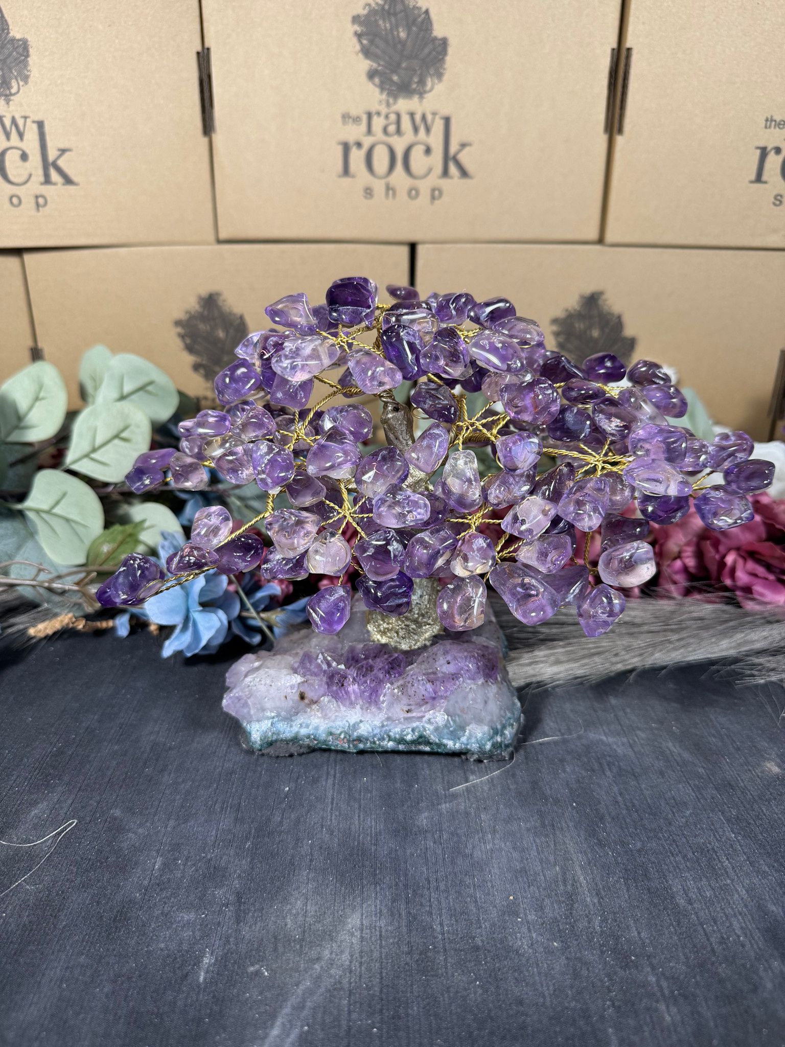 Amethyst Tree #3, 1.24kg - The Raw Rock Shop Inc.