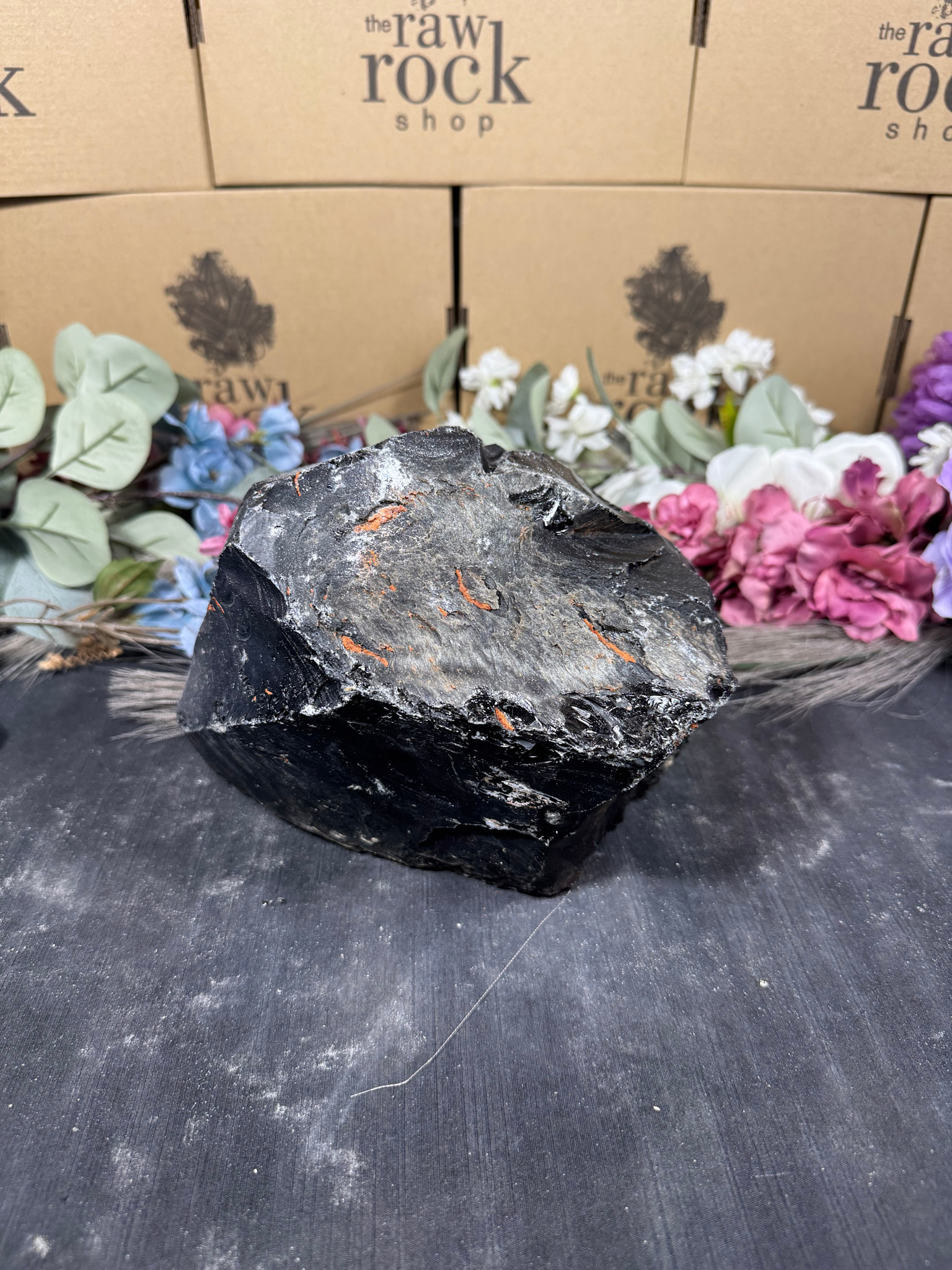 Rough Black Obsidian #31, 4034gr - The Raw Rock Shop Inc.