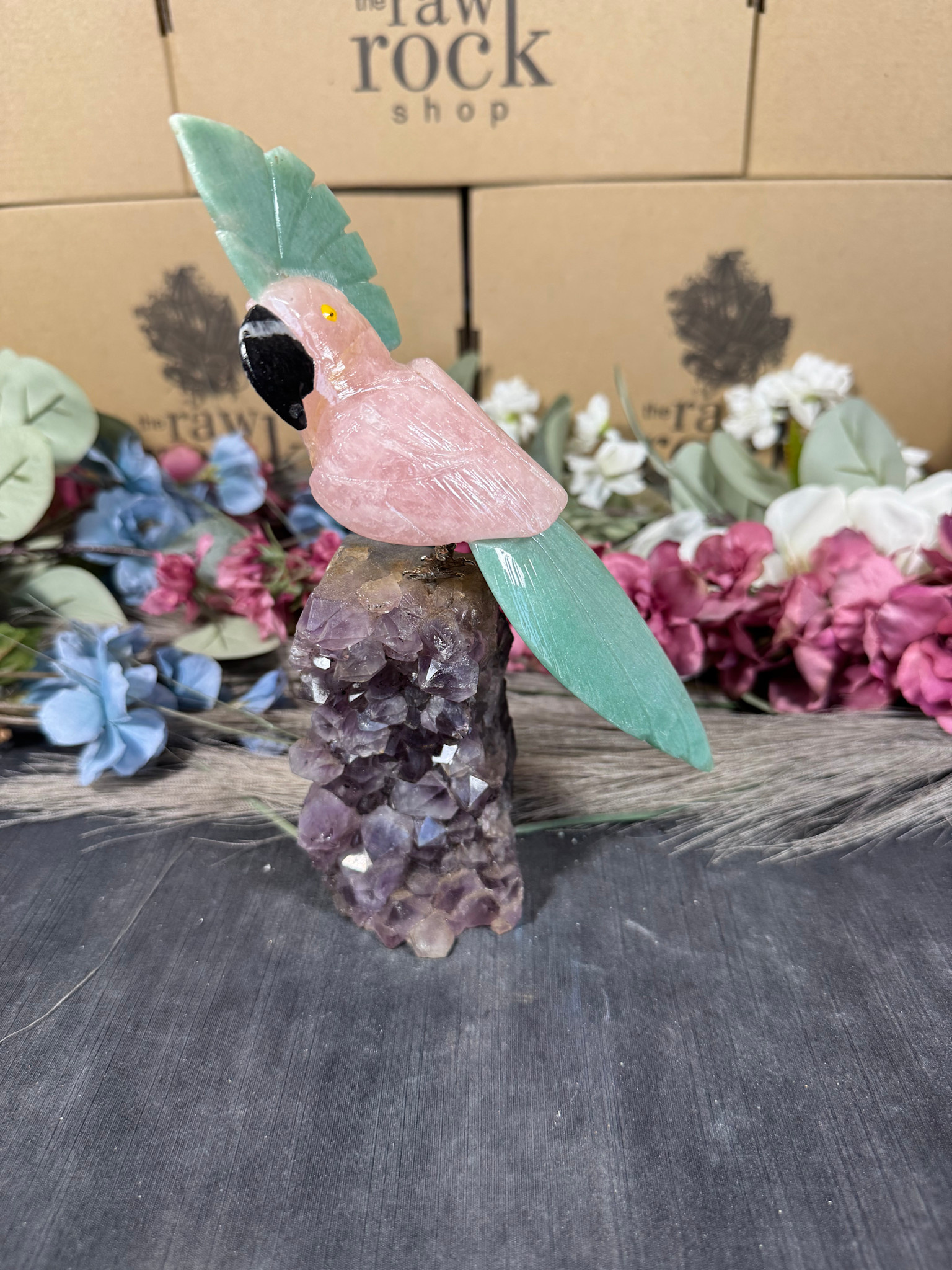 Gemstone Parrot #97, 644gr - The Raw Rock Shop Inc.