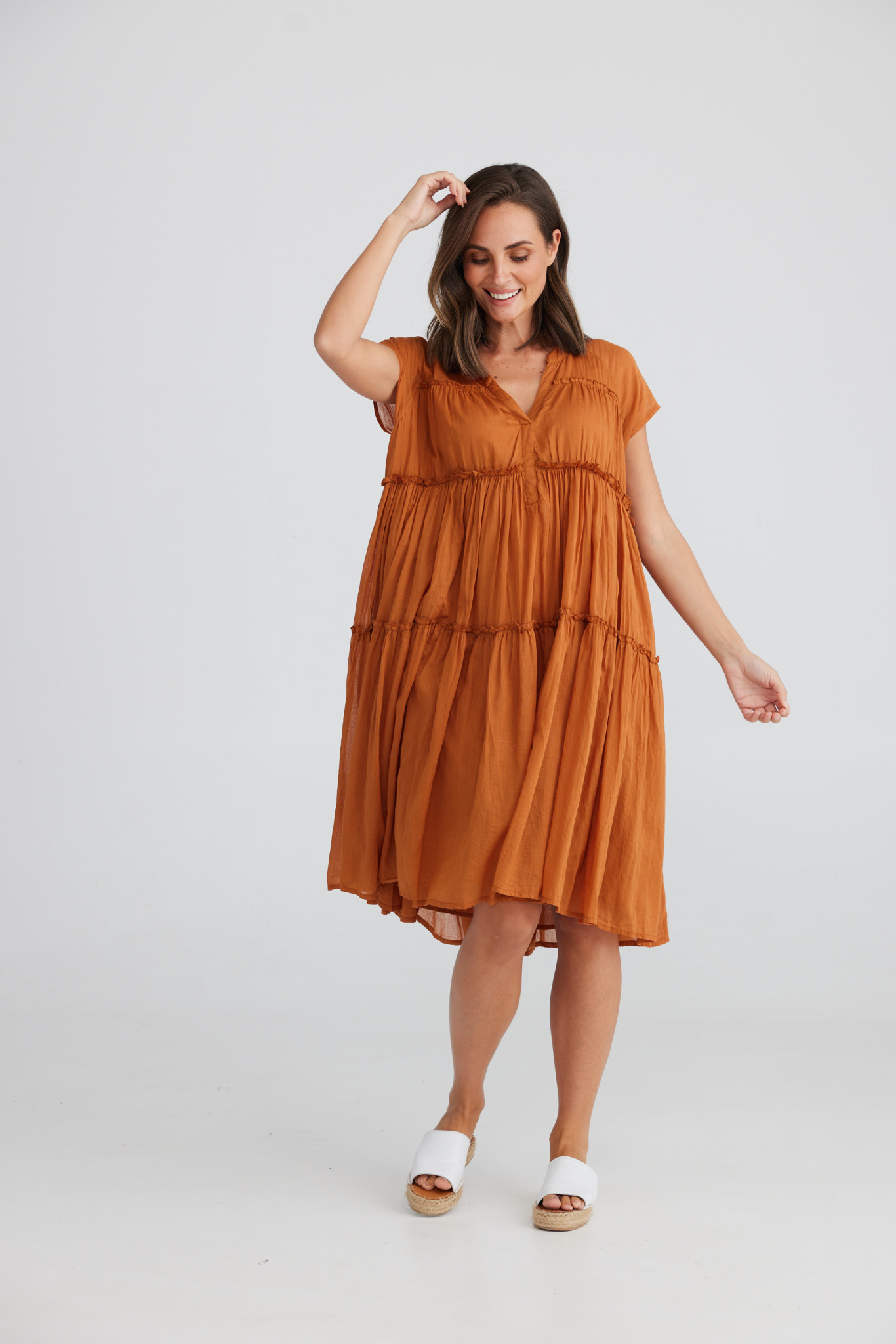 DRESS H230192 VILLAGE COPPER - Naked Gypsy