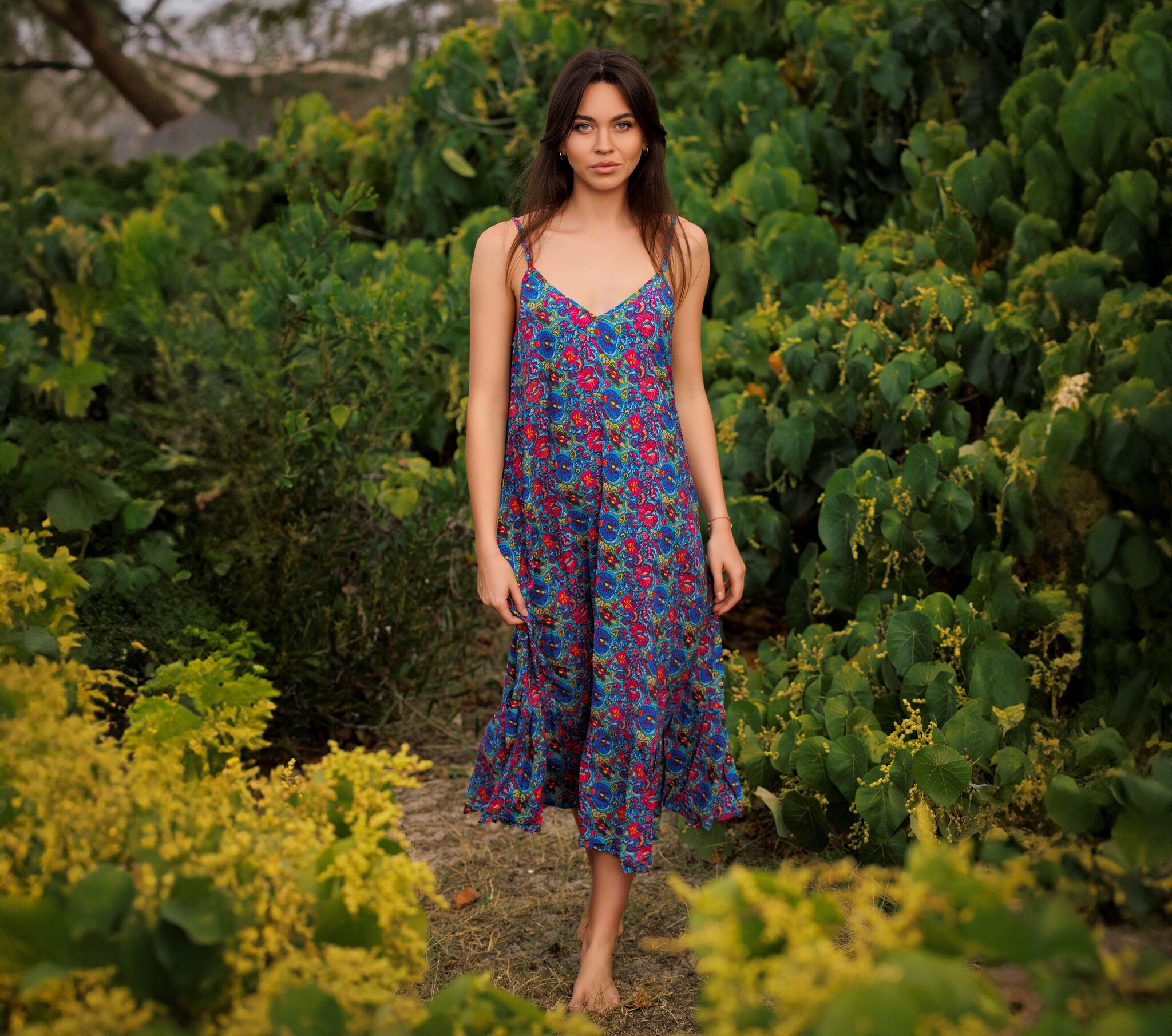 DRESS HS216P100 COCO MAXI FANTASIA - Naked Gypsy