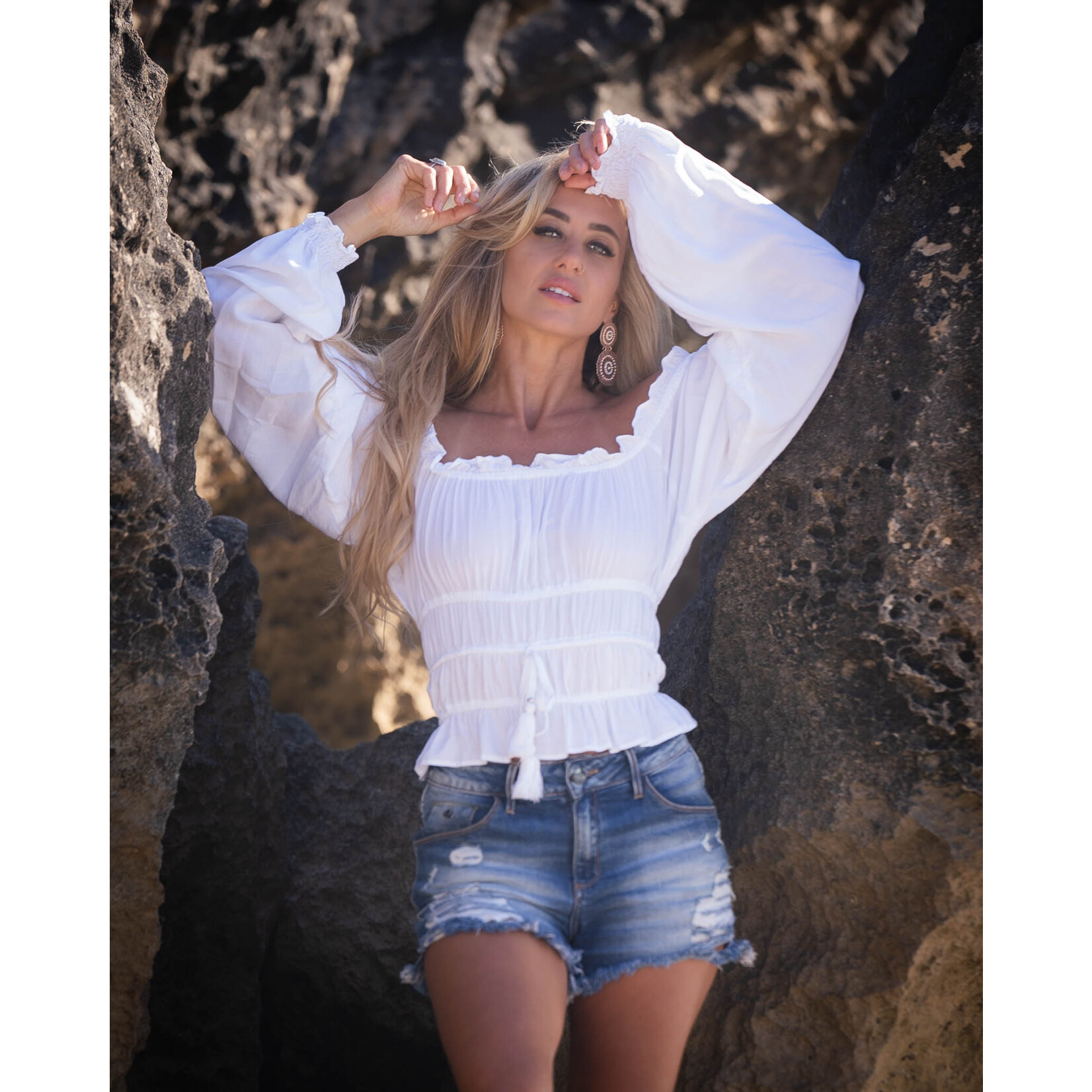 TOP HSR198003 MOLLY WHITE - Naked Gypsy