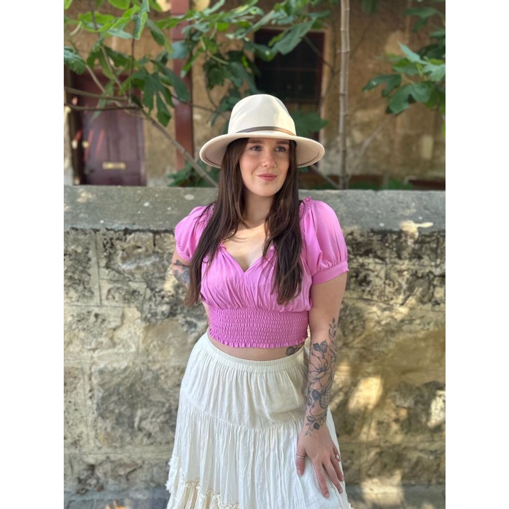 TOP HSA293058 AVA CROP CANDY - Naked Gypsy