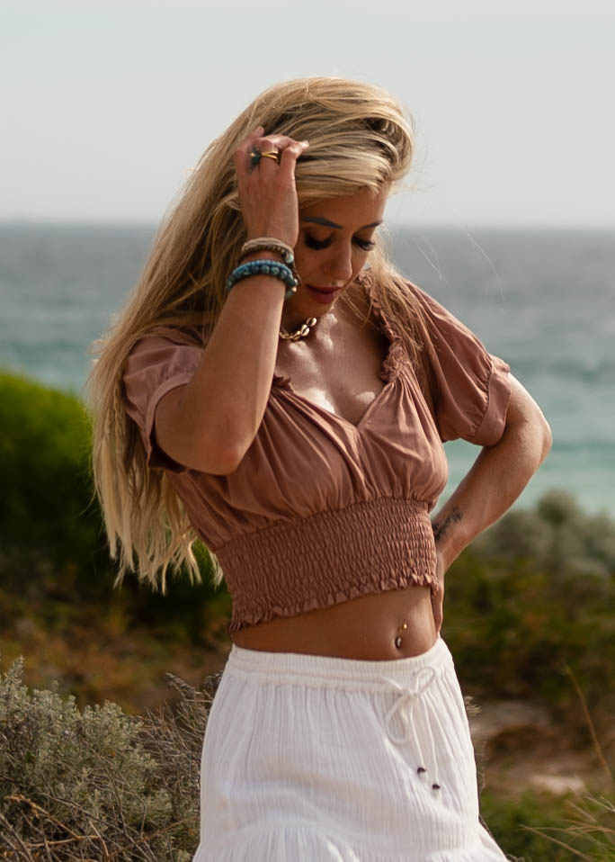 TOP HSA293052 AVA CROP MILO - Naked Gypsy