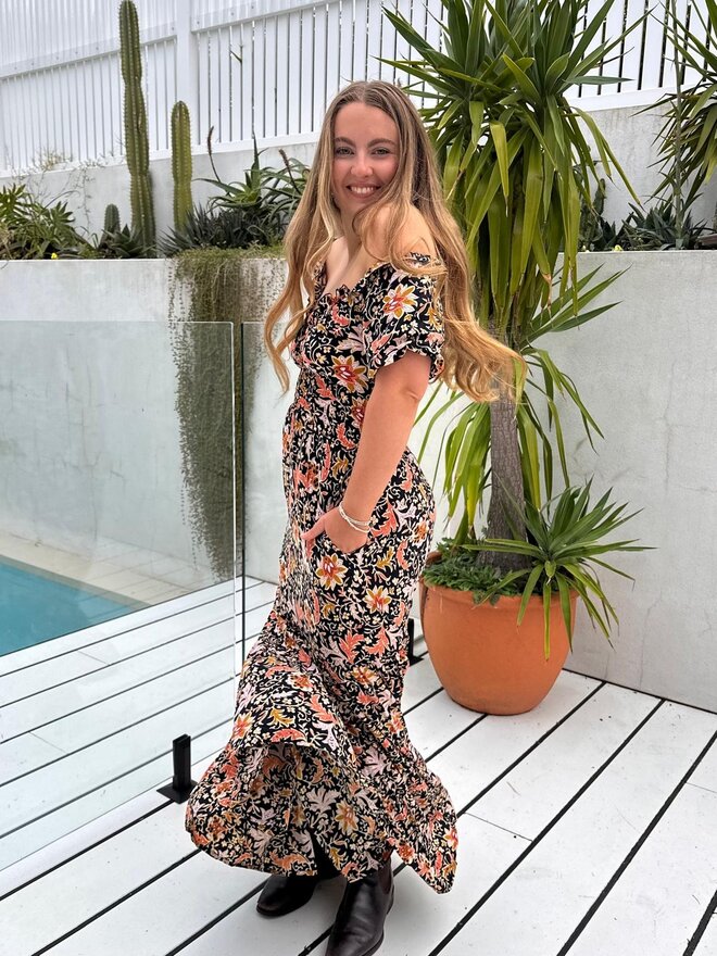 DRESS MIA MAXI COOPER - Naked Gypsy