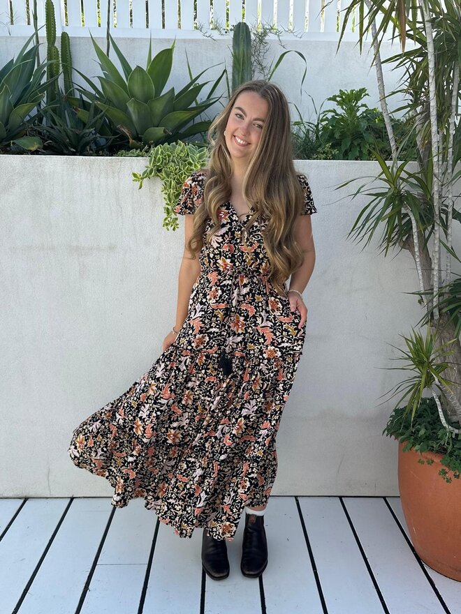 DRESS MISSY MAXI COOPER - Naked Gypsy