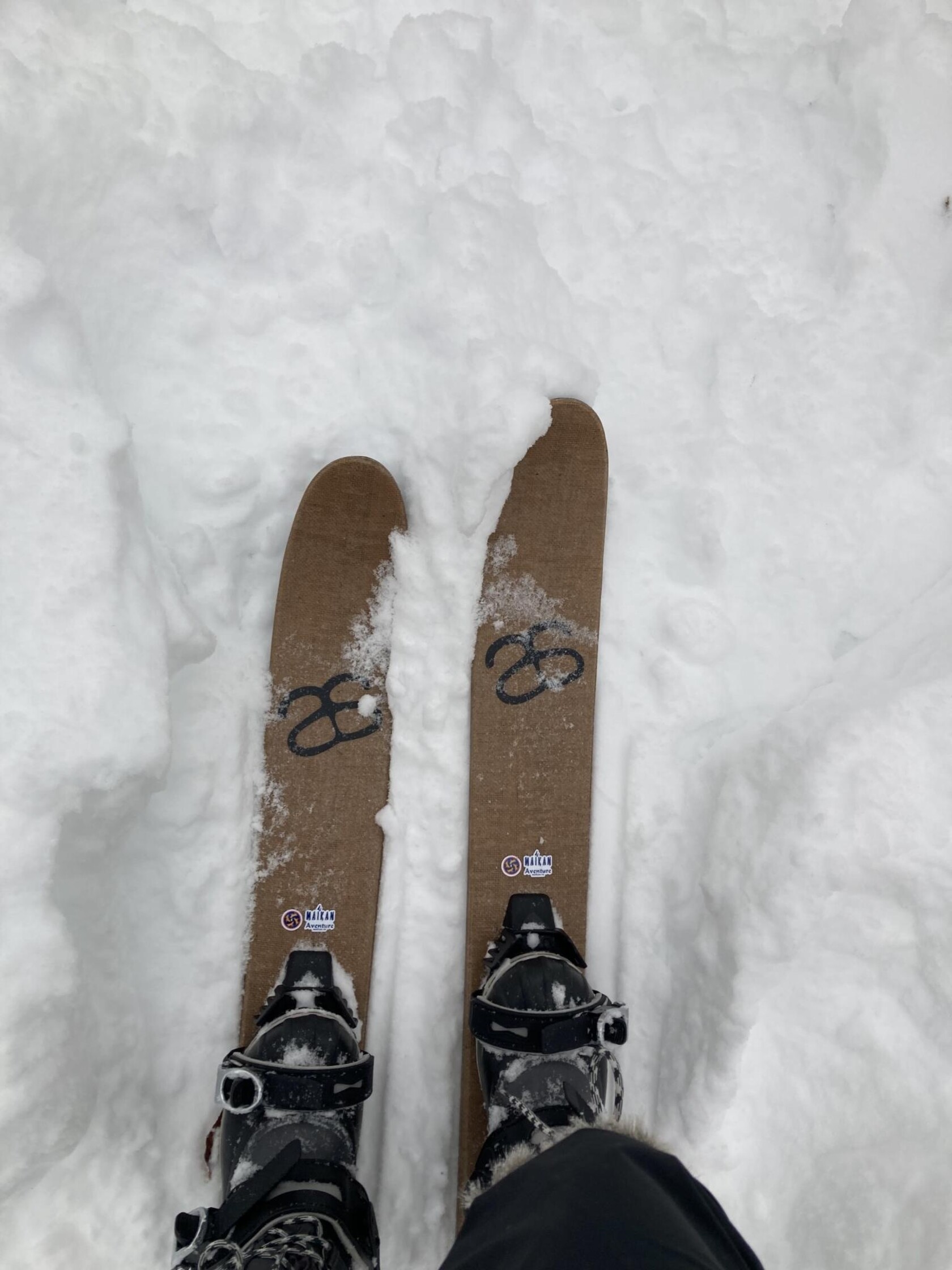 Ski Hok (ski-raquette) 145 cm Avec fixations | Maïkan Aventure - Maïkan ...