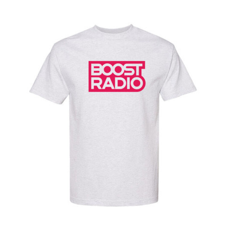 Gray/Red BOOST RADIO Shirt - The Joy Store