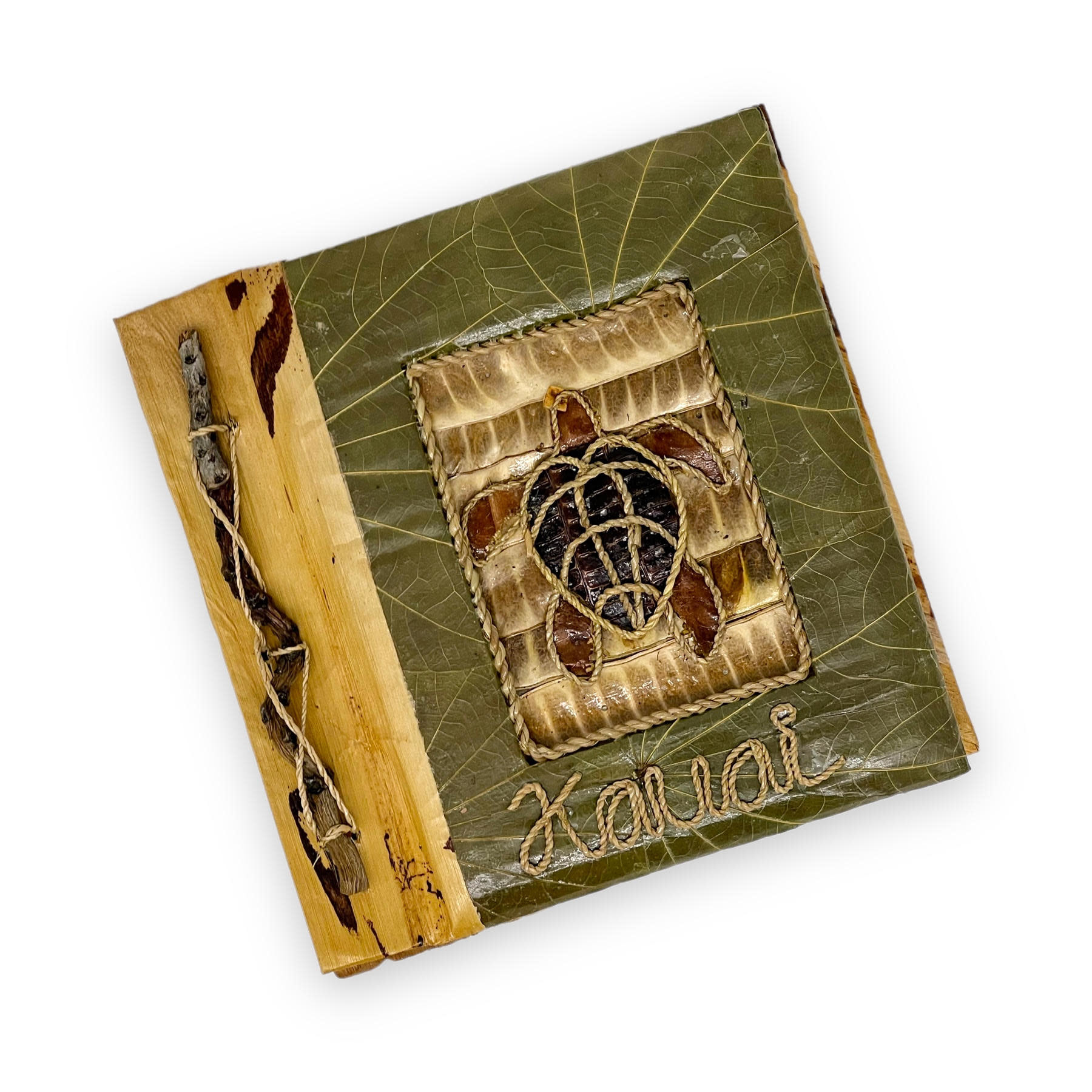 Kauai Album Green Leaf Small Turtle - Maka Imports